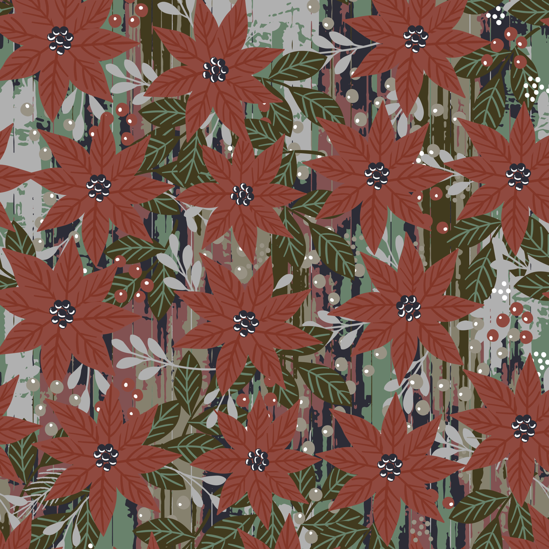 Vintage floral repeat pattern design 3806772 Vector Art at Vecteezy