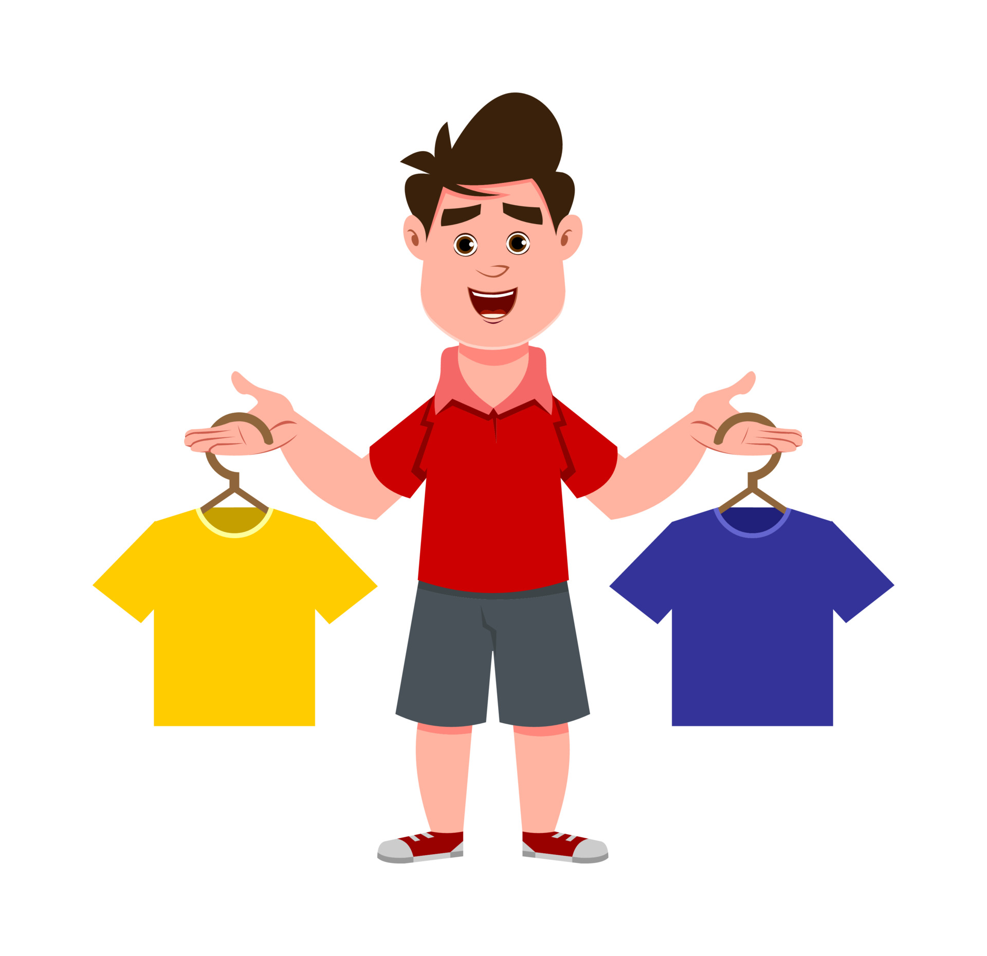 cute boy choosing clothes 3807532 Vector Art at Vecteezy cute boy choosing clothes 3807532 Vector Art at Vecteezy