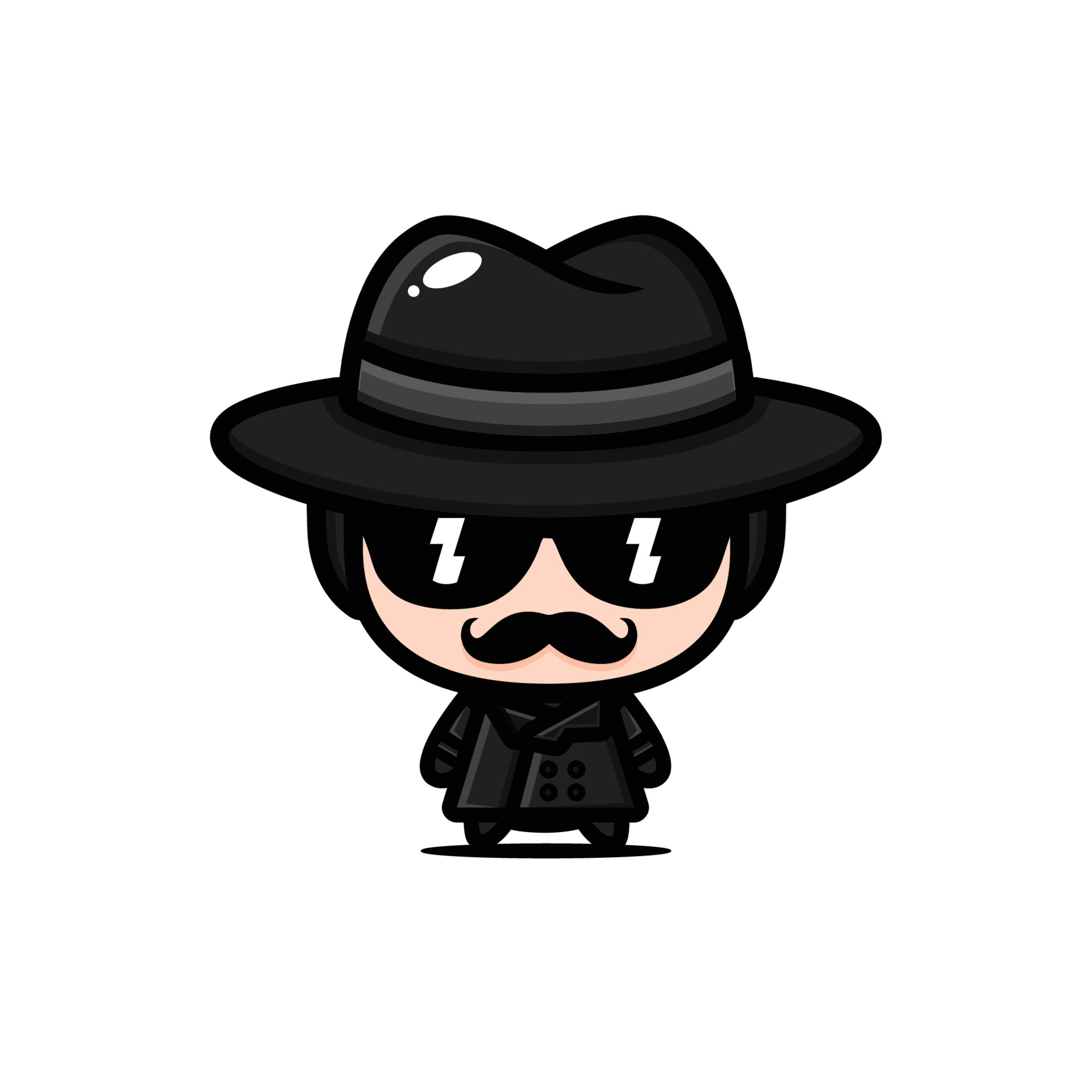 Secret Agent Character Vector Design 3809164 Vector Art At Vecteezy