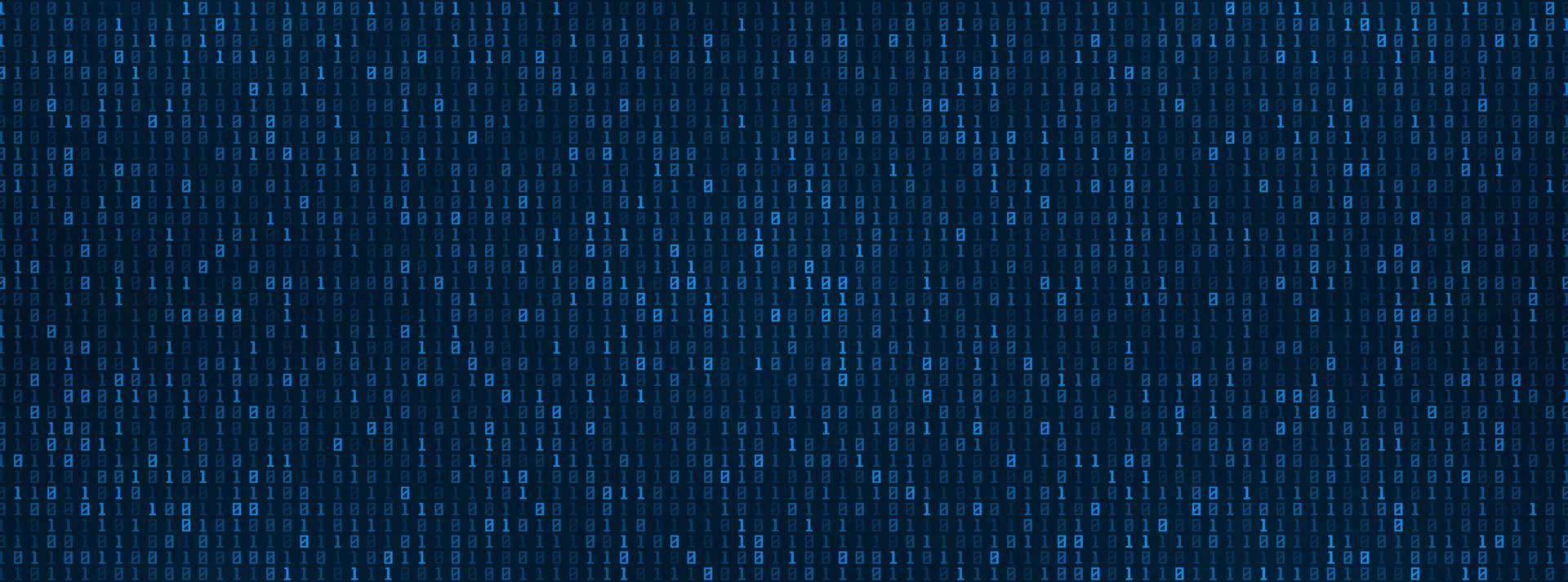 Digital Binary Code Data Background Computer Numbers Technological Concept 3809900 Vector Art