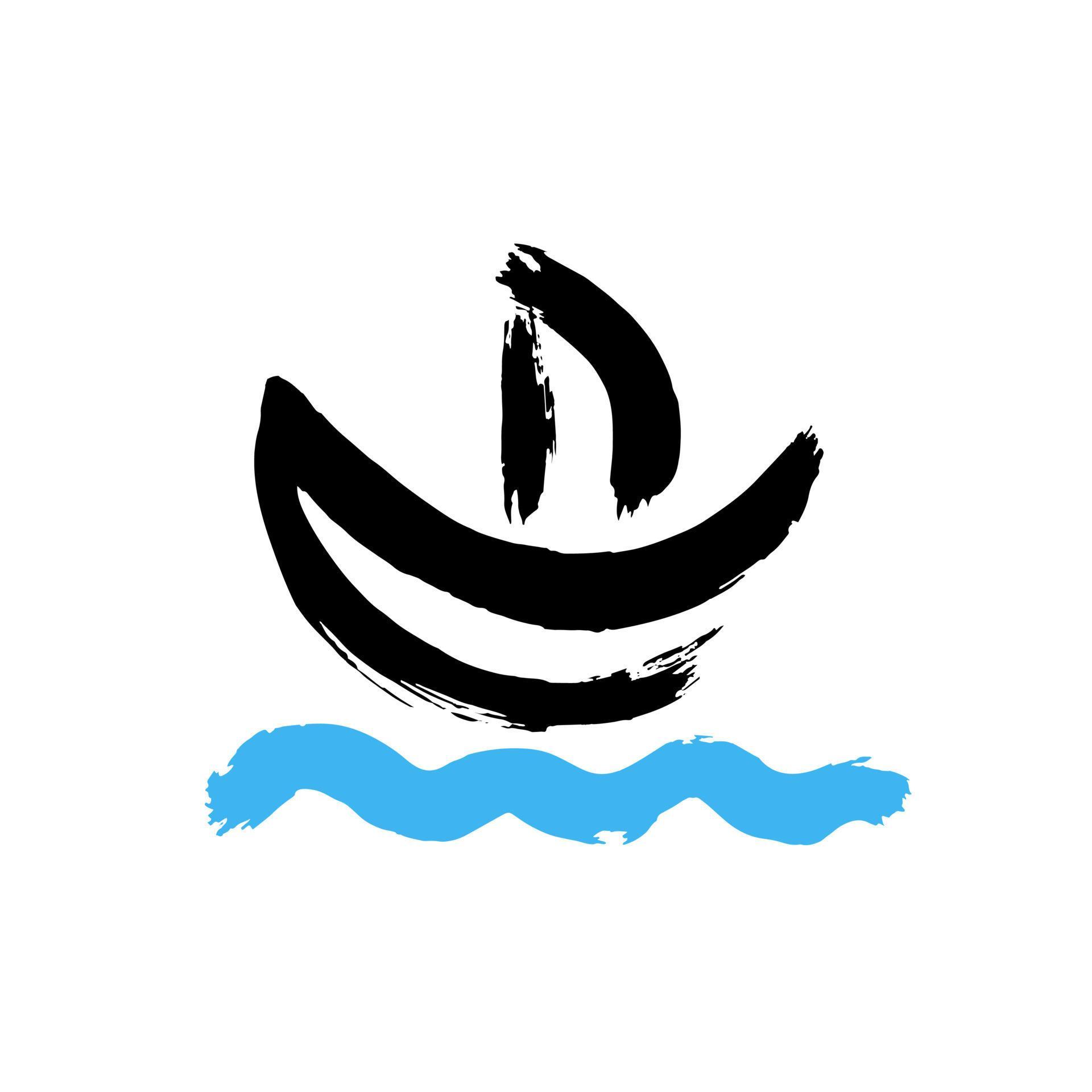 Hand drawing paint, brush drawing. Isolated. Doodle grunge style icon ...