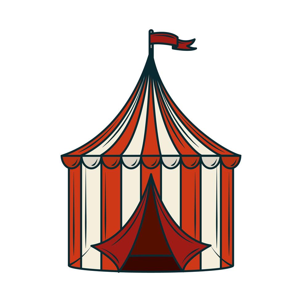 Vintage Circus Tent Clip Art