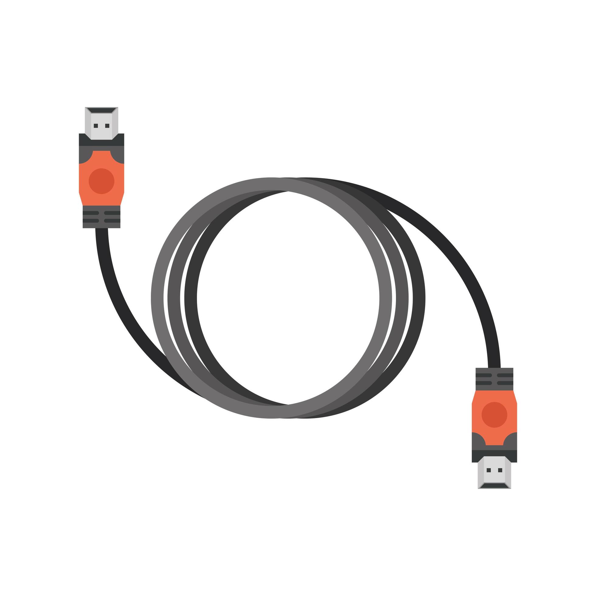computer cable icon 3821665 Vector Art at Vecteezy