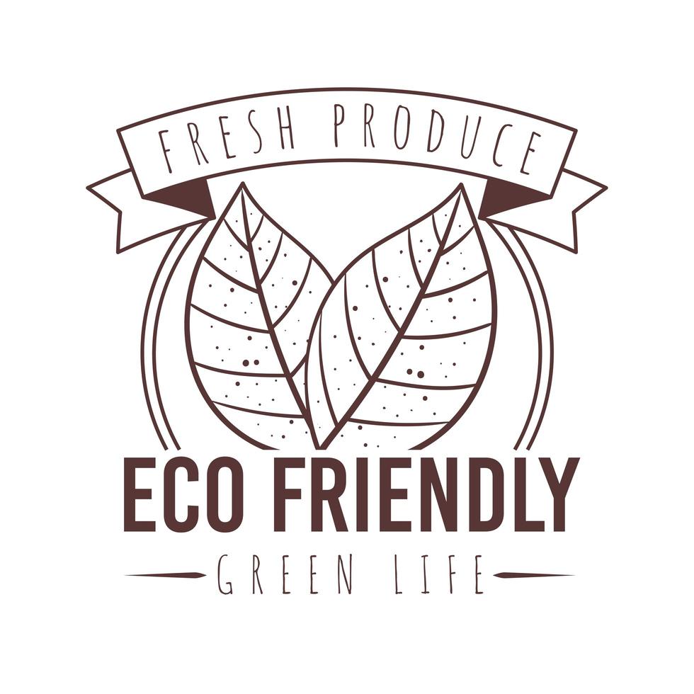 Eco Friendly Label 3823031 Vector Art At Vecteezy