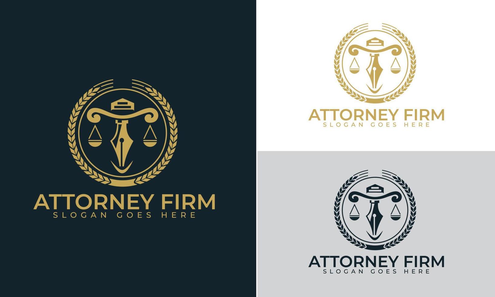 diseño de logotipo de bufete de abogados, plantilla de vector de ... diseño de logotipo de bufete de abogados, plantilla de vector de ...