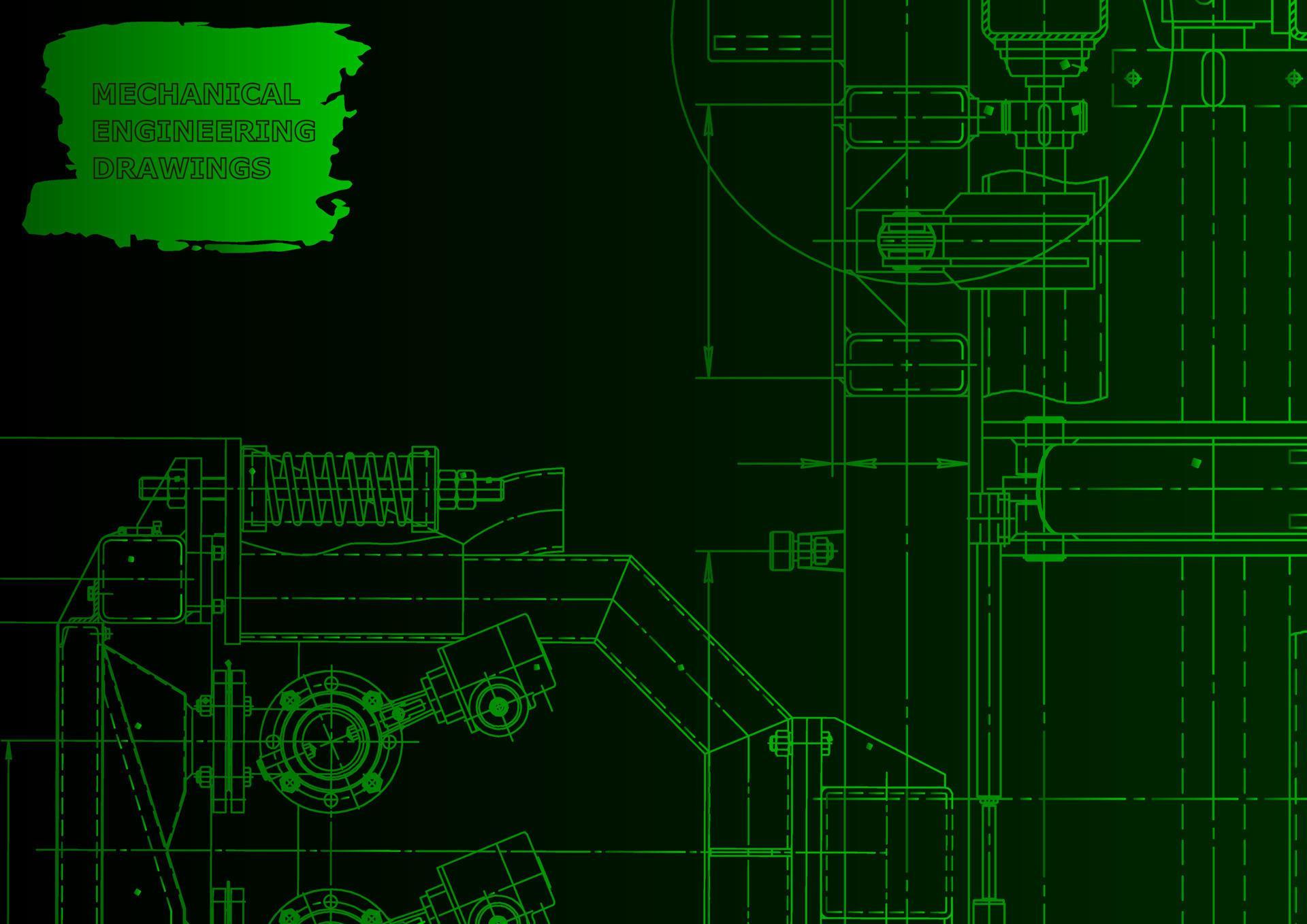 Machine-building industry. Computer aided design systems 3850665 Vector ...