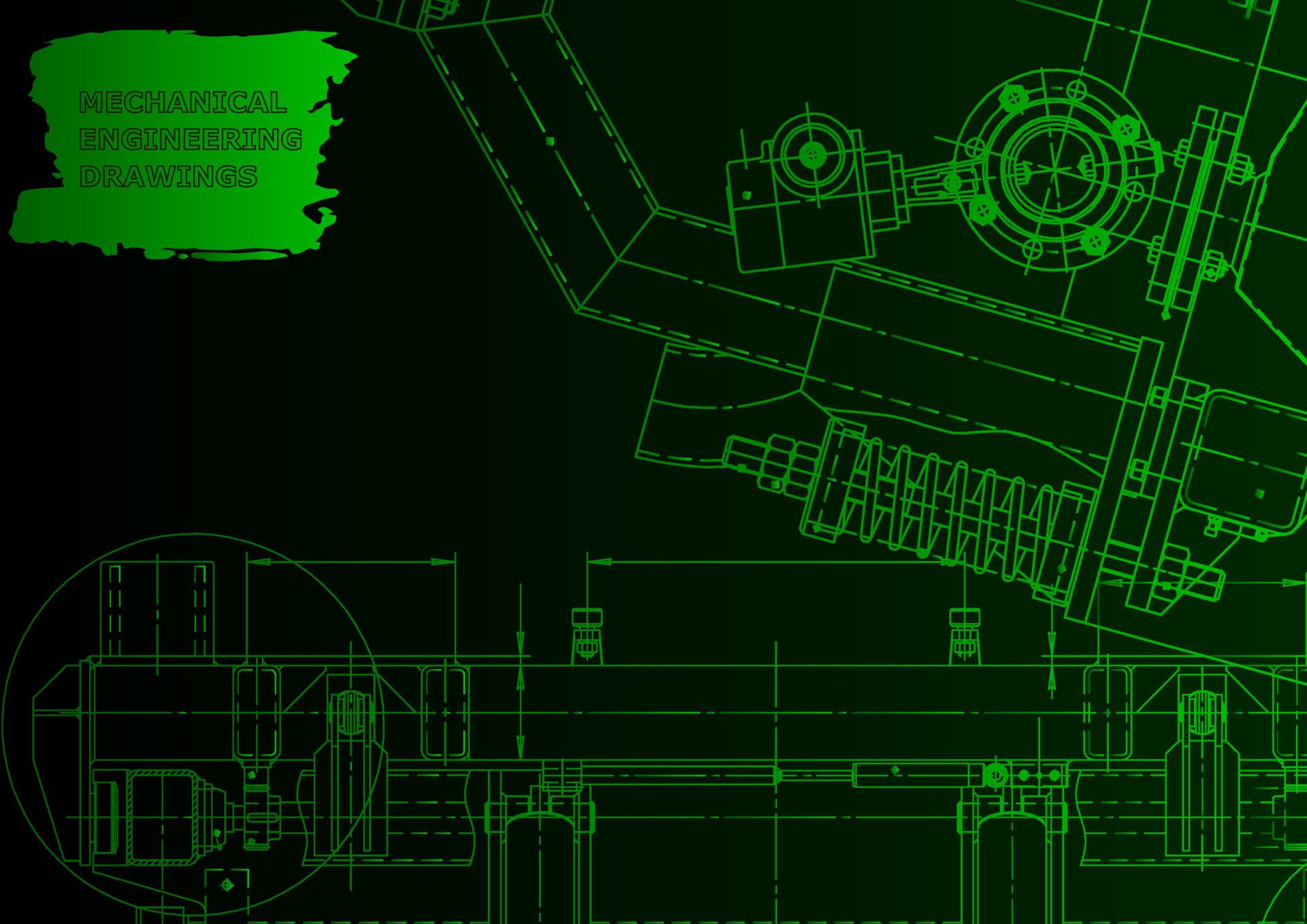 Sketch. Vector engineering illustration. Computer aided design systems ...
