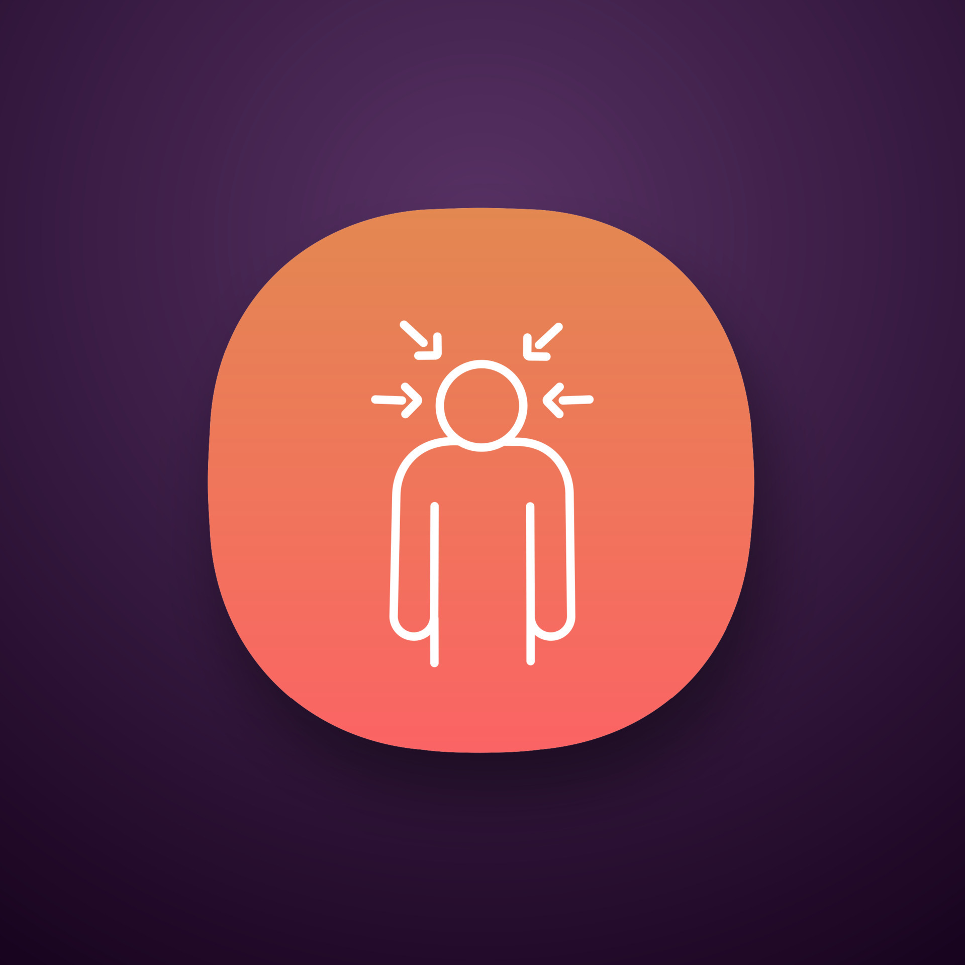 Nervous Tension App Icon Stress Psychological Pressure Anxiety Self nervous-tension-app-icon-stress-psychological-pressure-anxiety-self