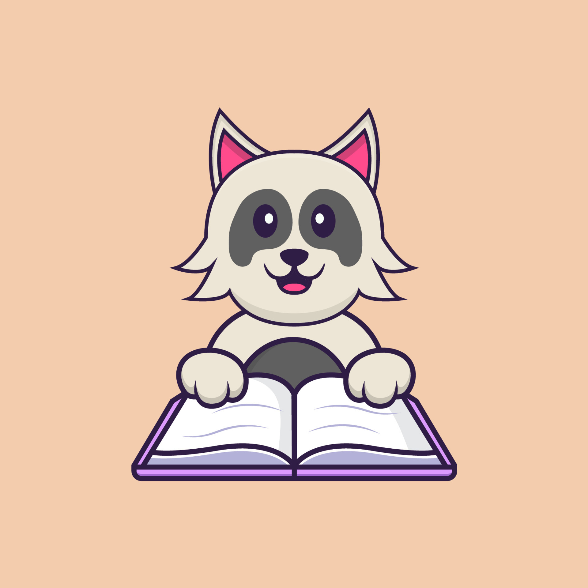 Cute Dog Cartoon Character Vector Illustration 3868646 Vector Art At cute-dog-cartoon-character-vector-illustration-3868646-vector-art-at
