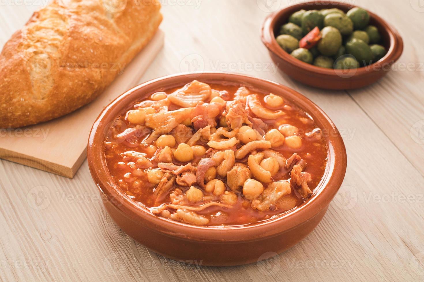 Spanish Callos A Typical Stew With Pork Or Beef Tripe 3956572 Stock