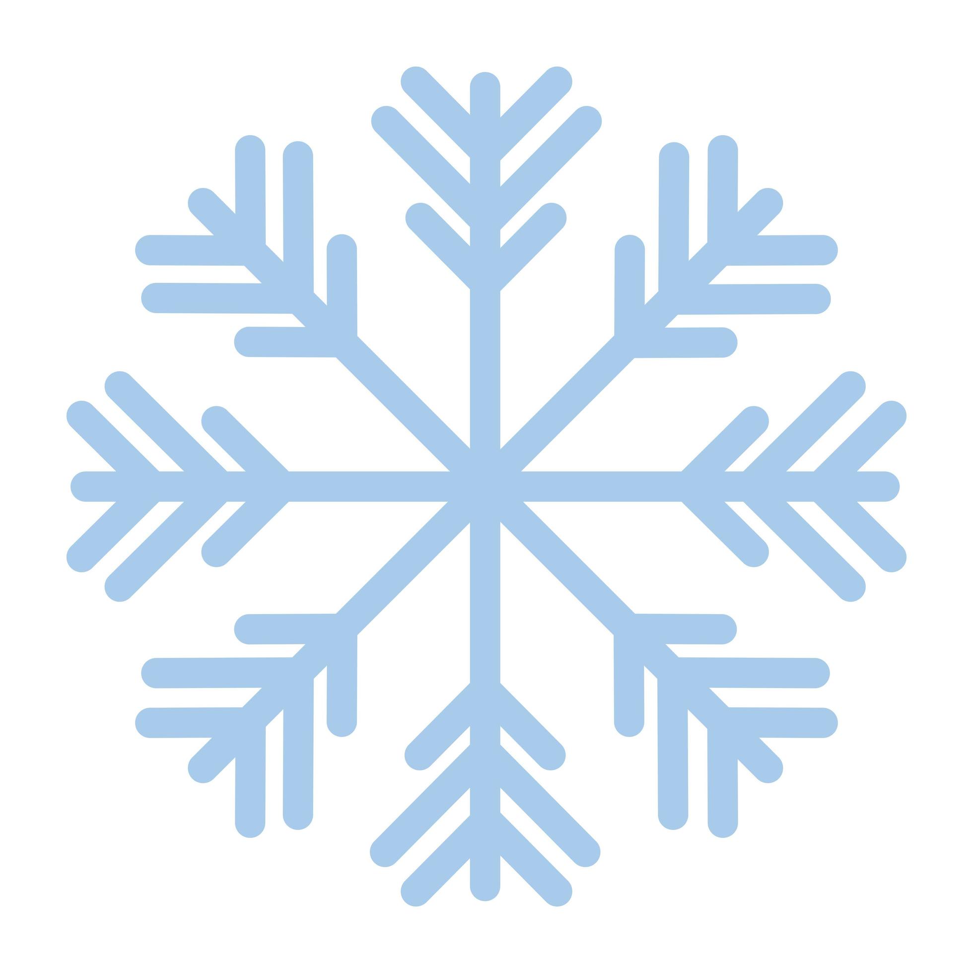 snowflake of color blue with white background 4081183 Vector Art at ...