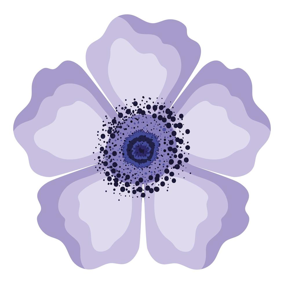 Isolated purple flower vector design 4083171 Vector Art at Vecteezy