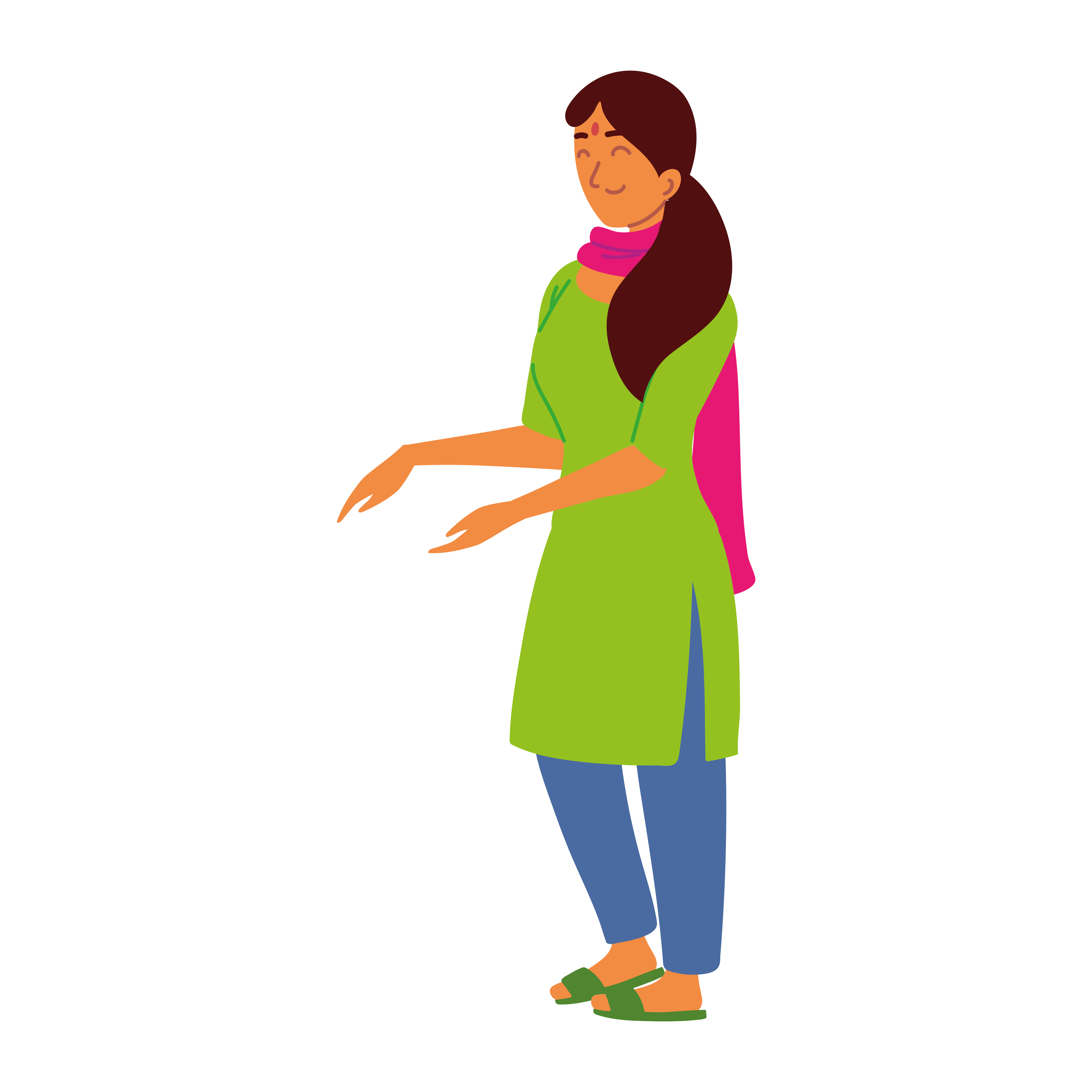 Indian Woman Clipart