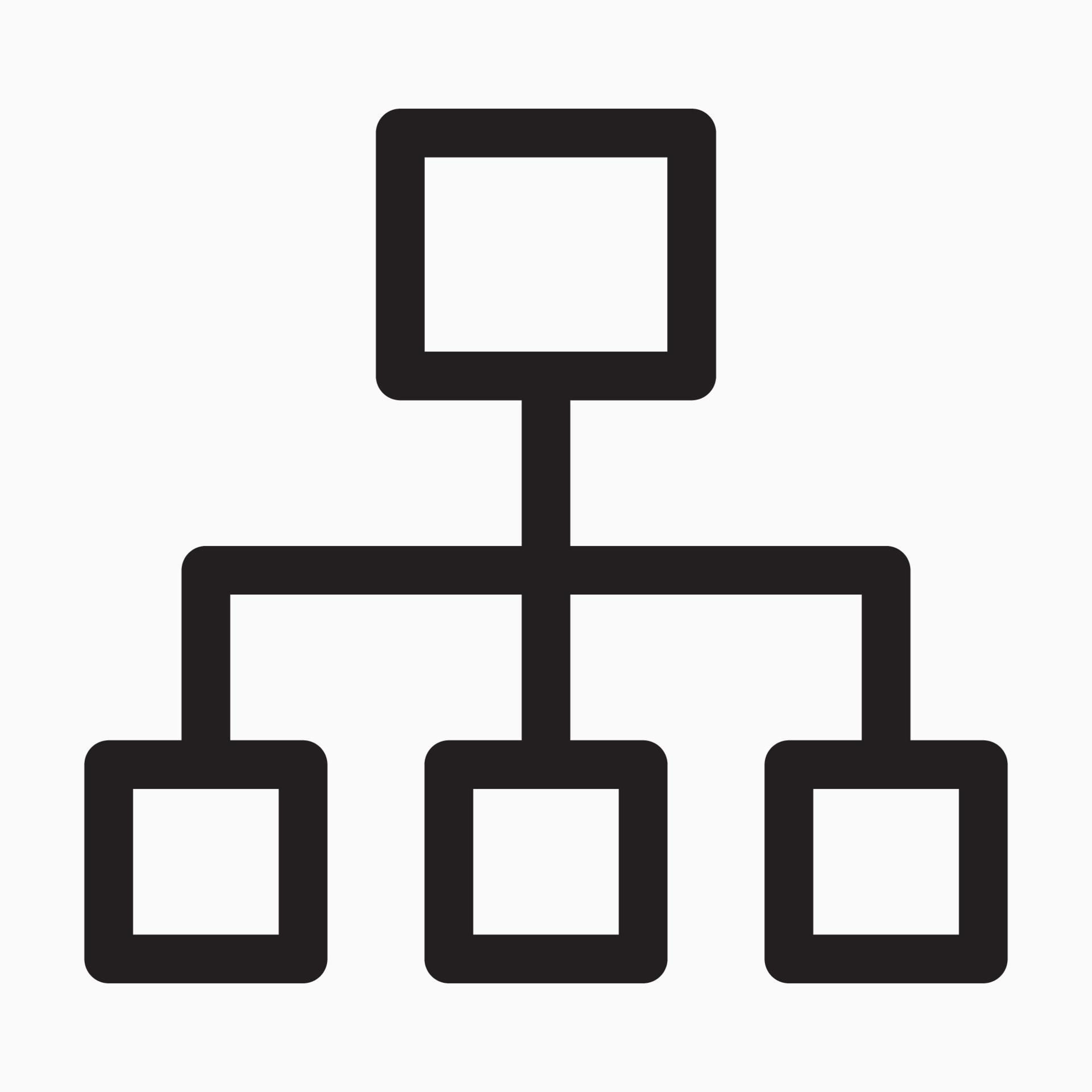 Hierarchy Structure Outline Style Icon 4154327 Vector Art At Vecteezy