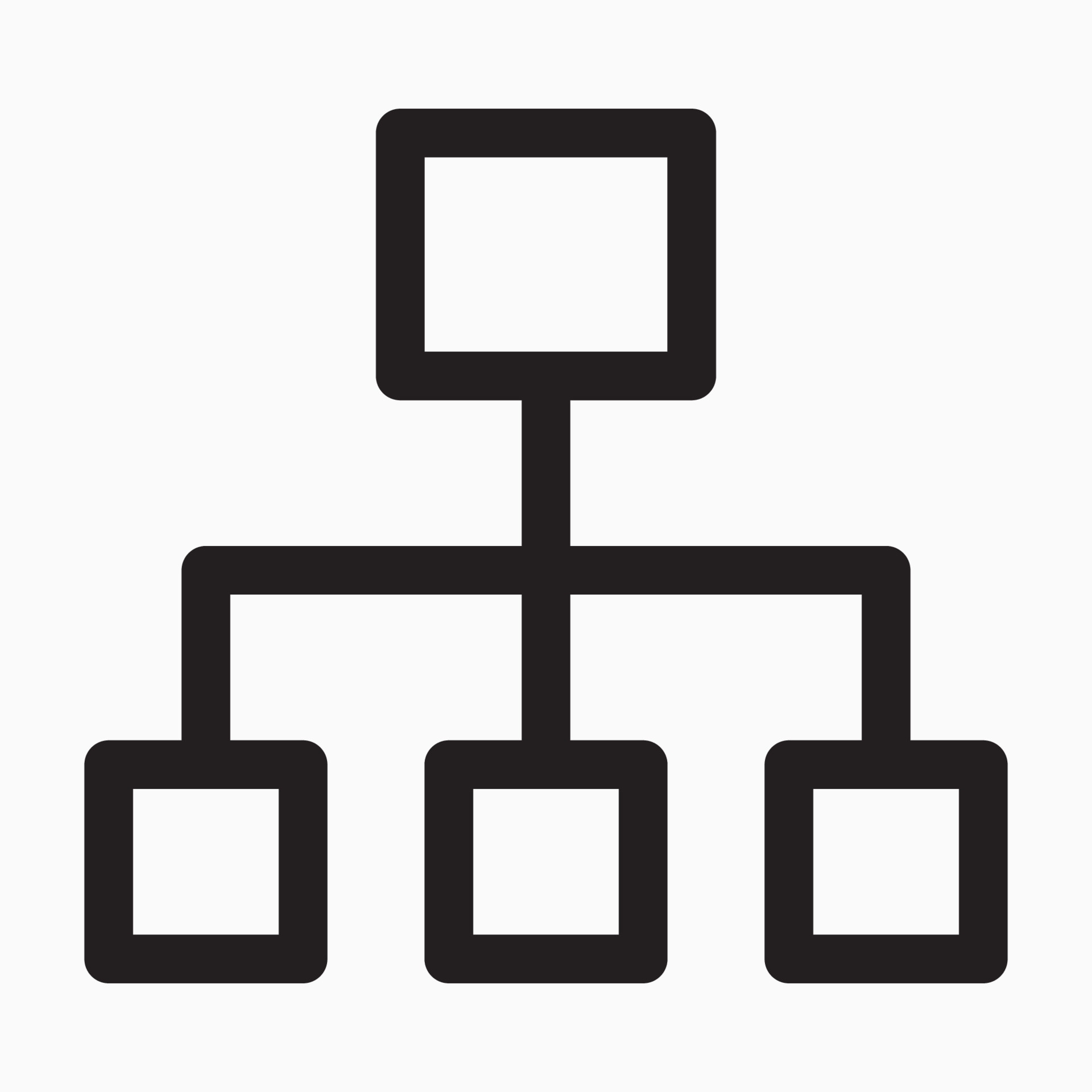 Hierarchy Structure Outline Style Icon 4154327 Vector Art At Vecteezy