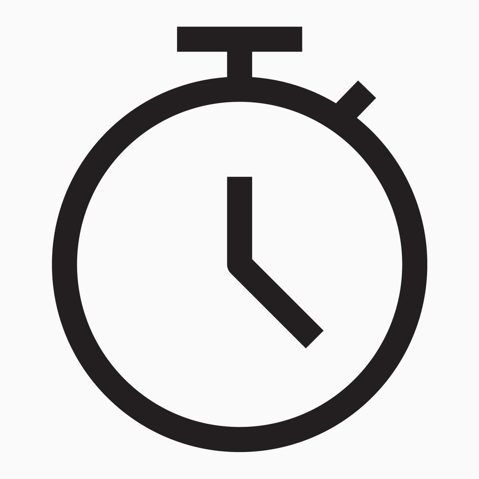 Timer Stopwatch Outline Style Icon 4154340 Vector Art At Vecteezy