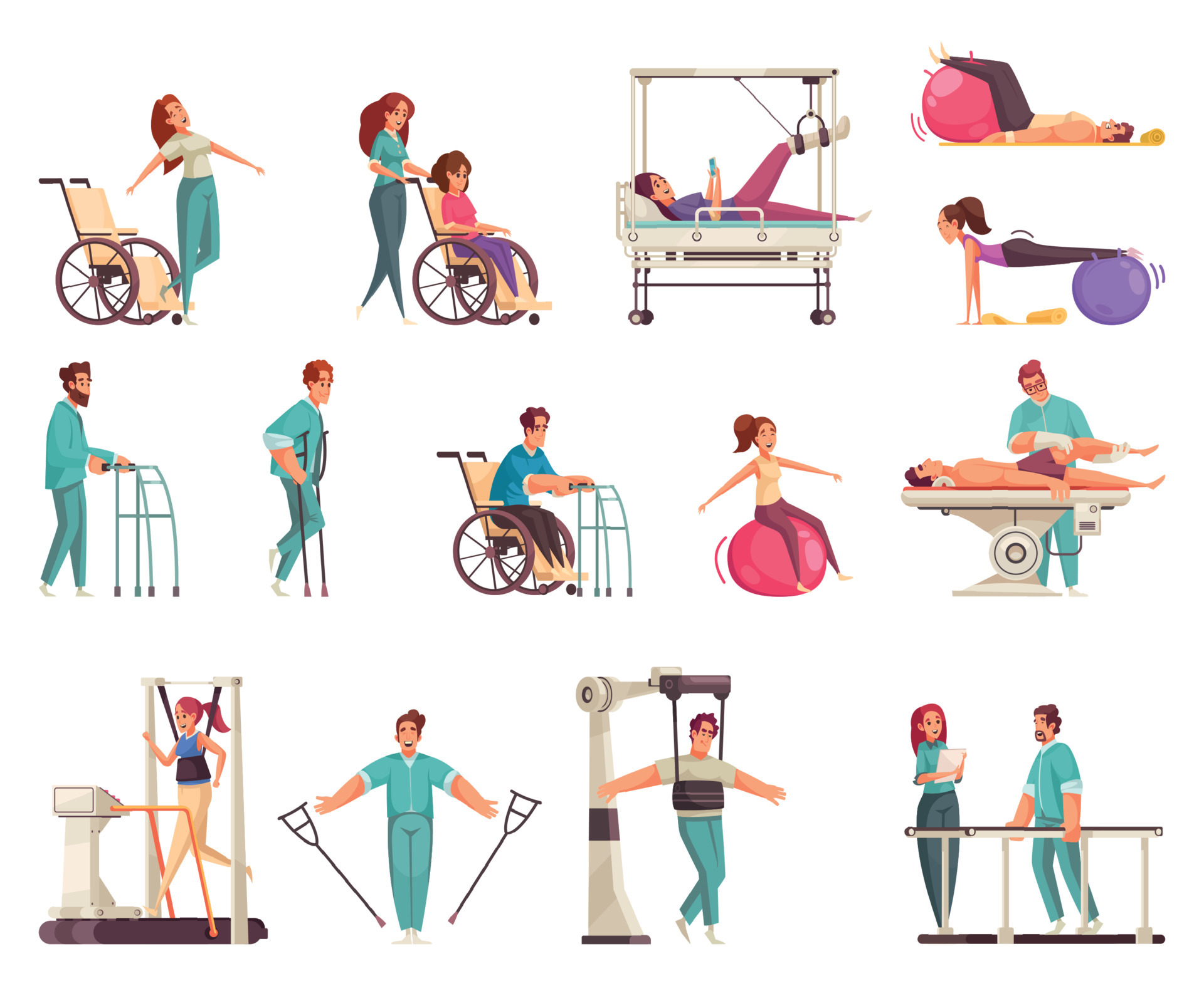 Medical Rehabilitation Icon Set 4155863 Vector Art at Vecteezy Medical Rehabilitation Icon Set 4155863 Vector Art at Vecteezy