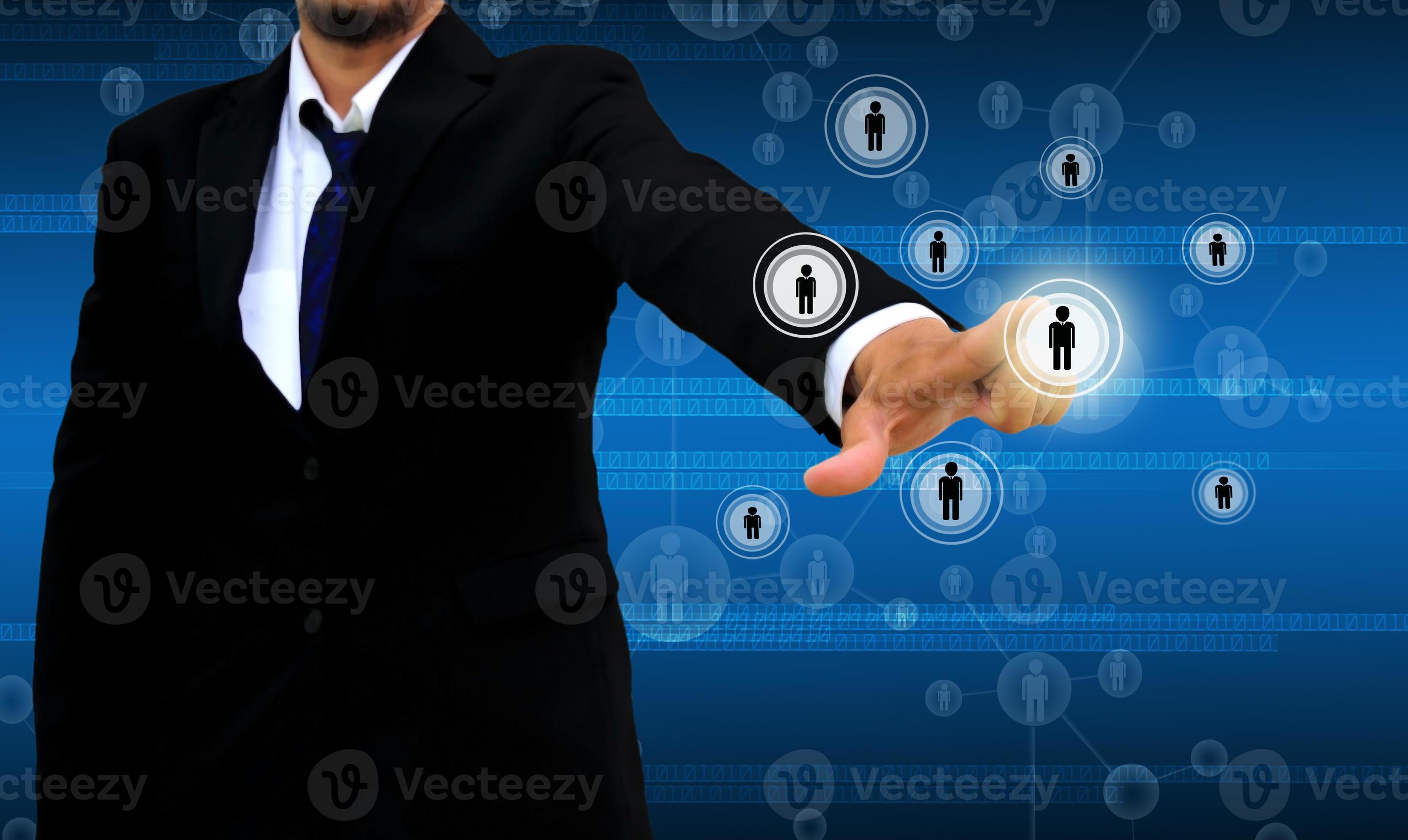 Businessman Choosing the right person 4158388 Stock Photo at Vecteezy