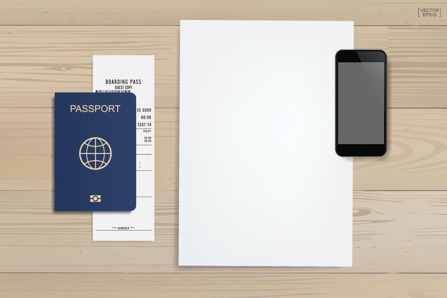 Passport Paper Vector Art Icons And Graphics For Free Download
