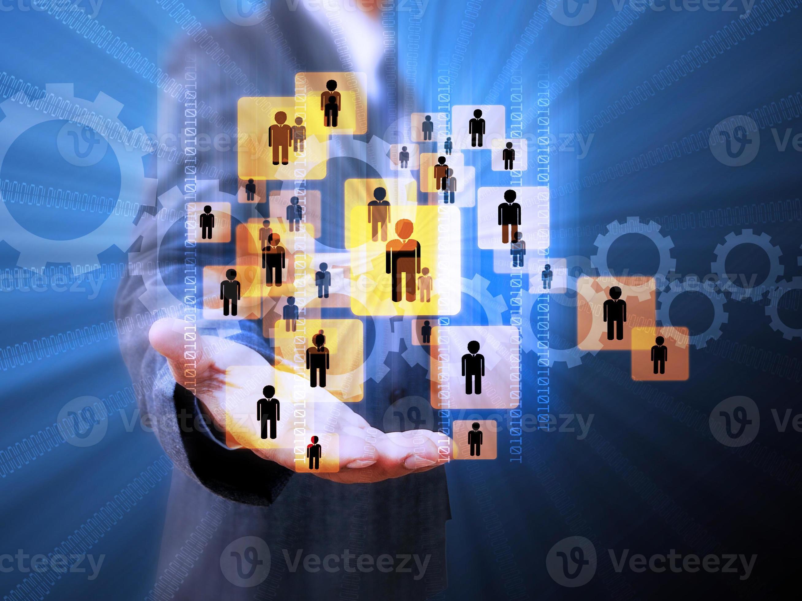 Businessman Choosing the right person 4176691 Stock Photo at Vecteezy