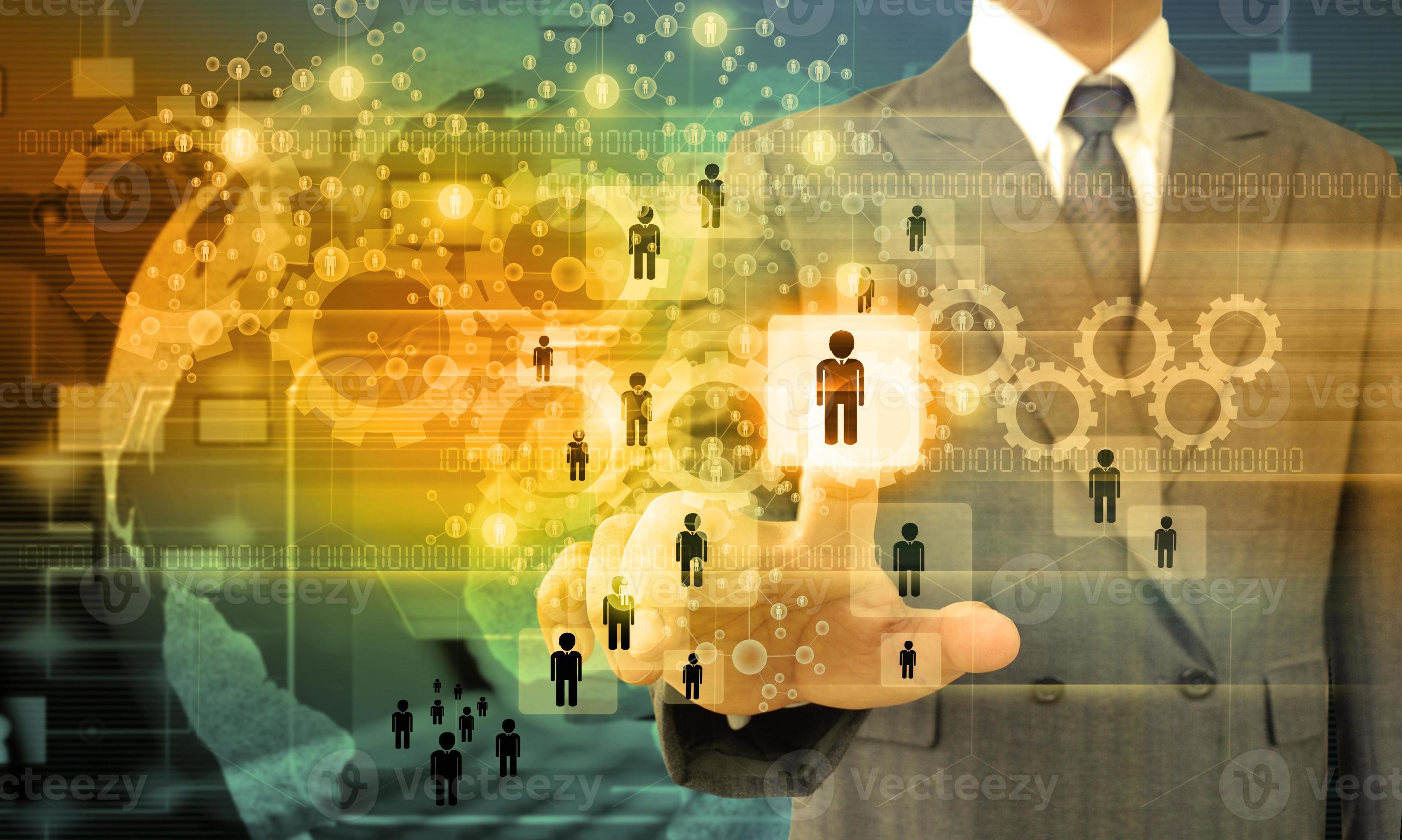 Businessman Choosing the right person 4183959 Stock Photo at Vecteezy