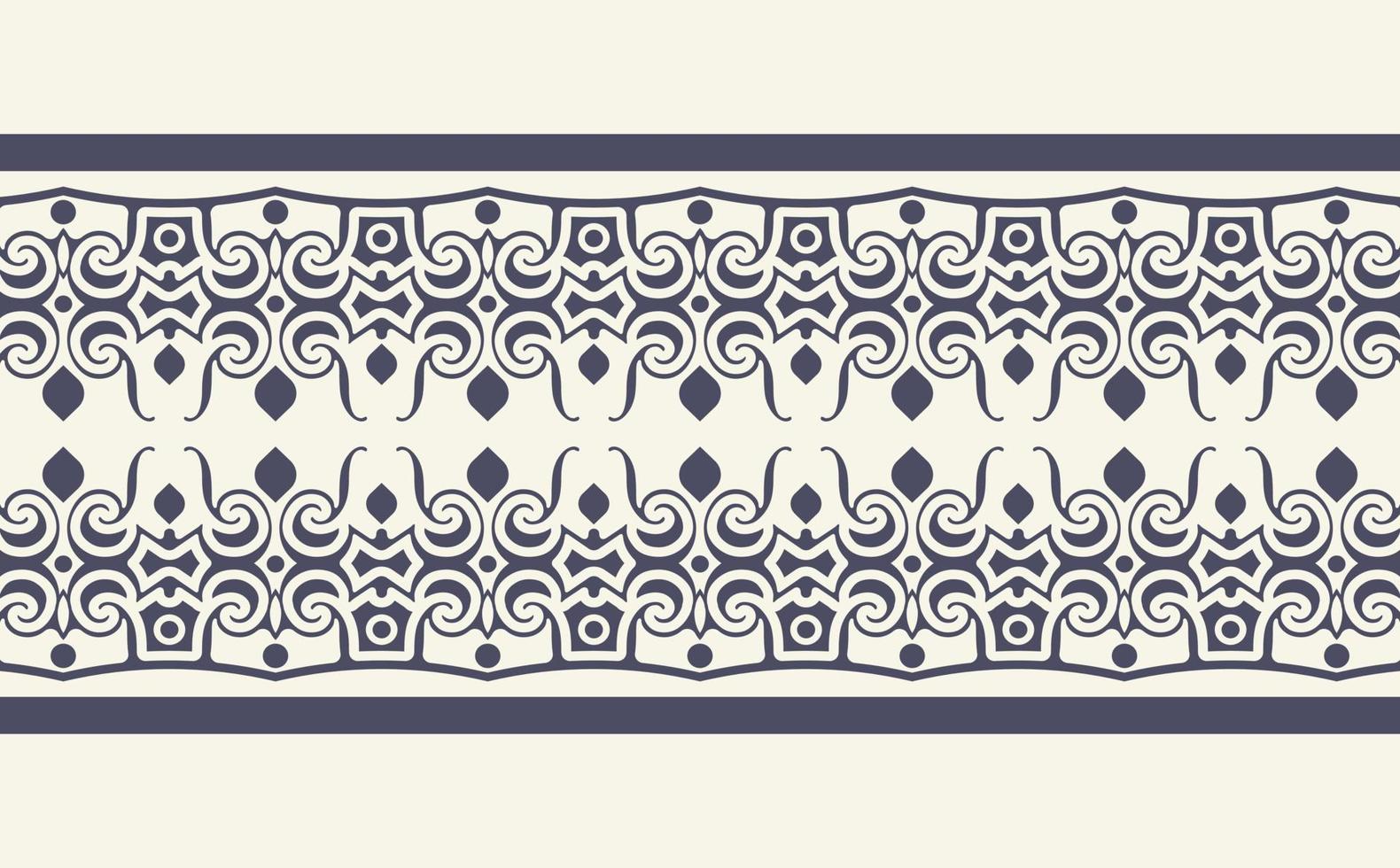 Ornament Style Ethnic Seamless Borders Set 4187590 Vector Art At Vecteezy