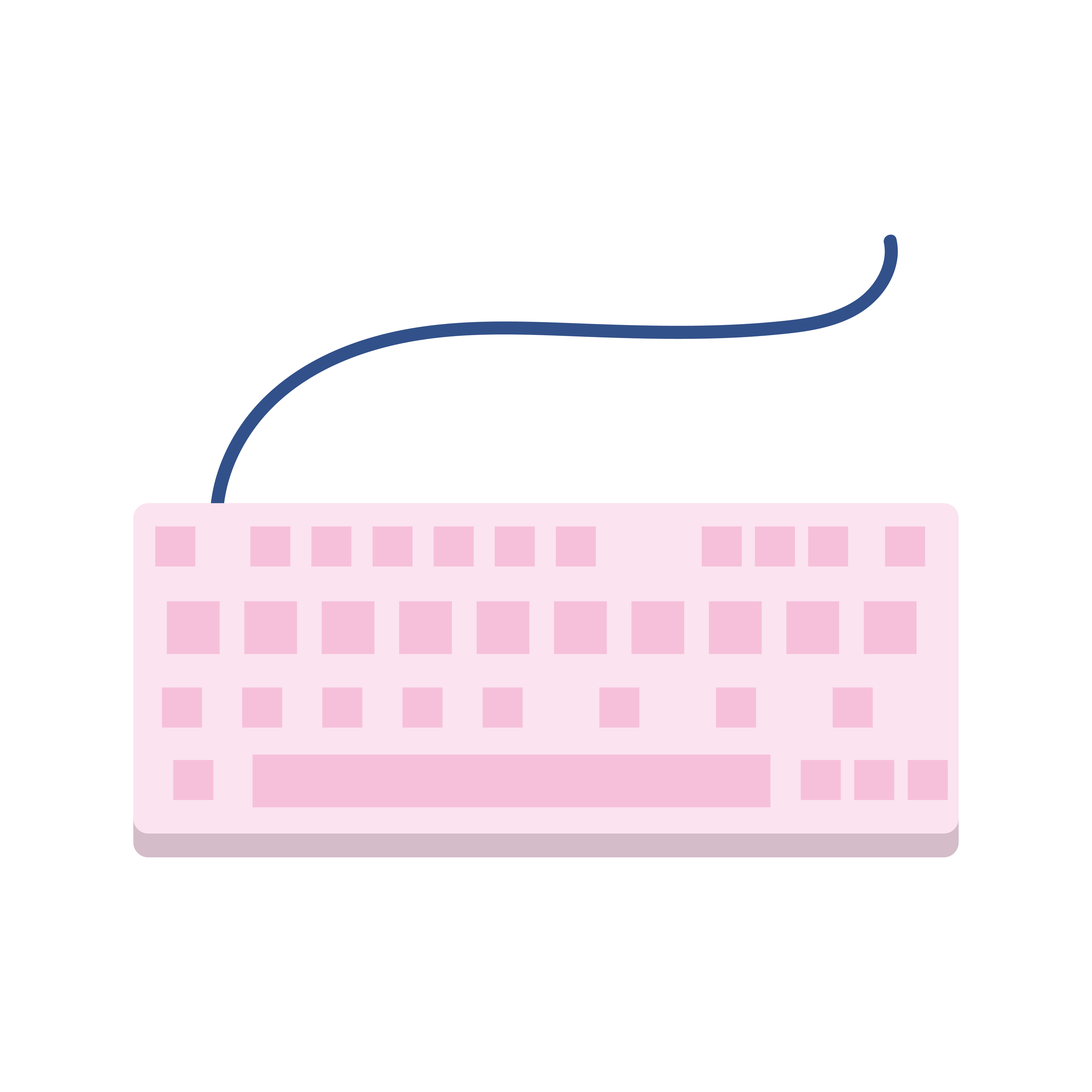 Isolated digital computer keyboard vector design 4202606 Vector Art at ...