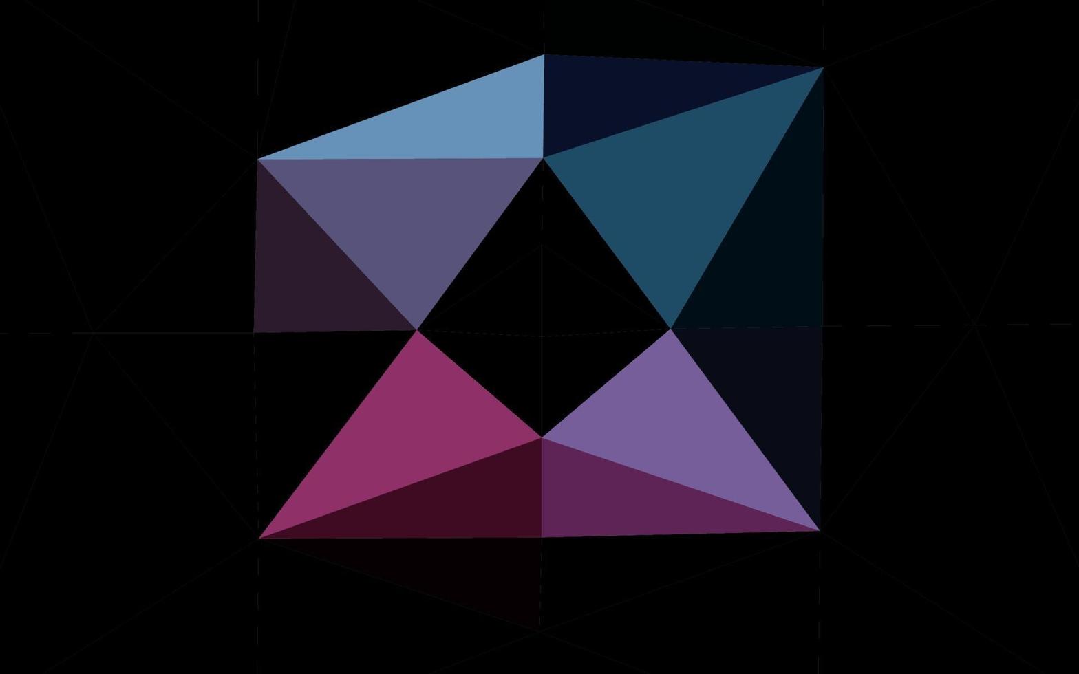 Dark Blue Red Vector Shining Triangular Pattern 4208988 Vector Art At Vecteezy