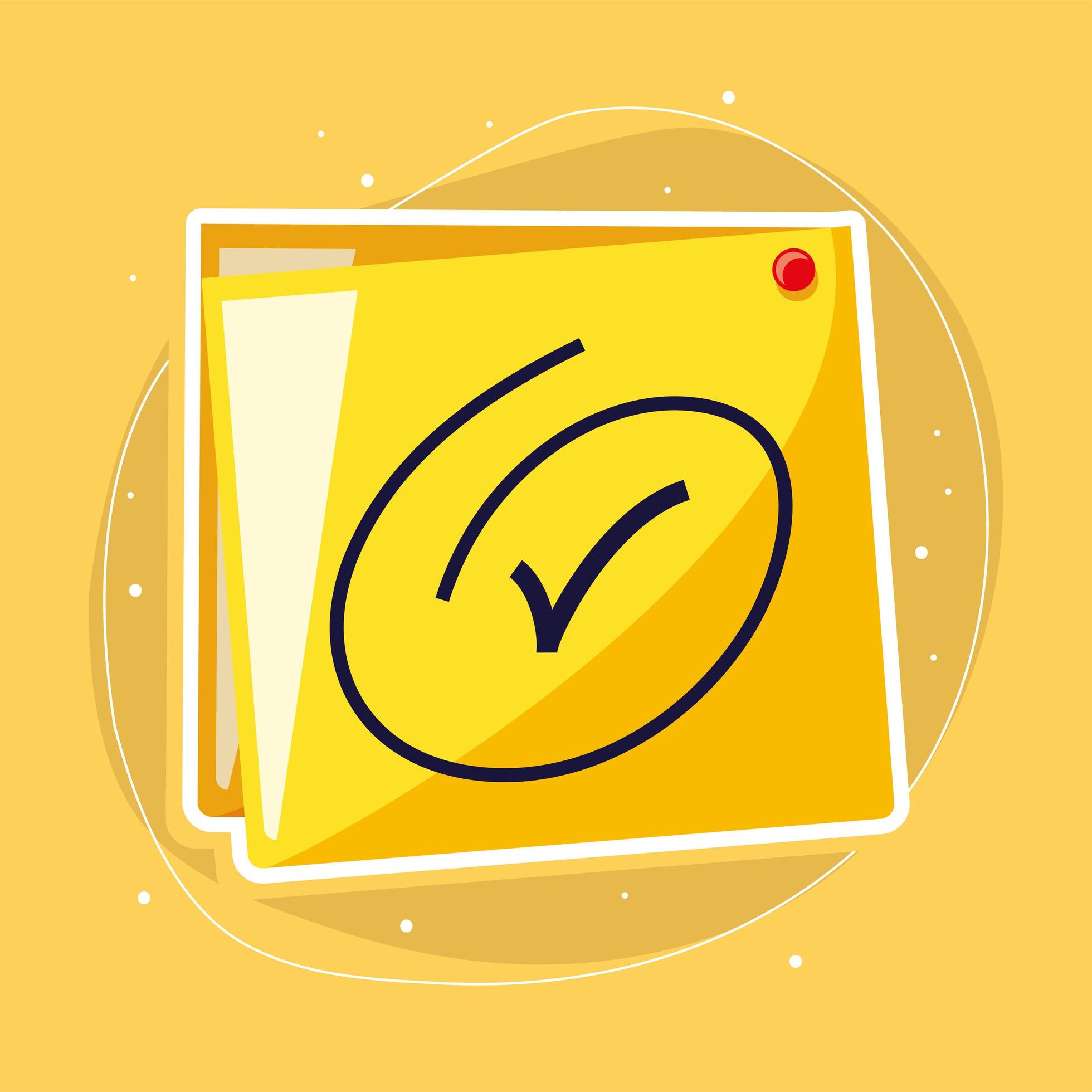 check mark note 4209433 Vector Art at Vecteezy