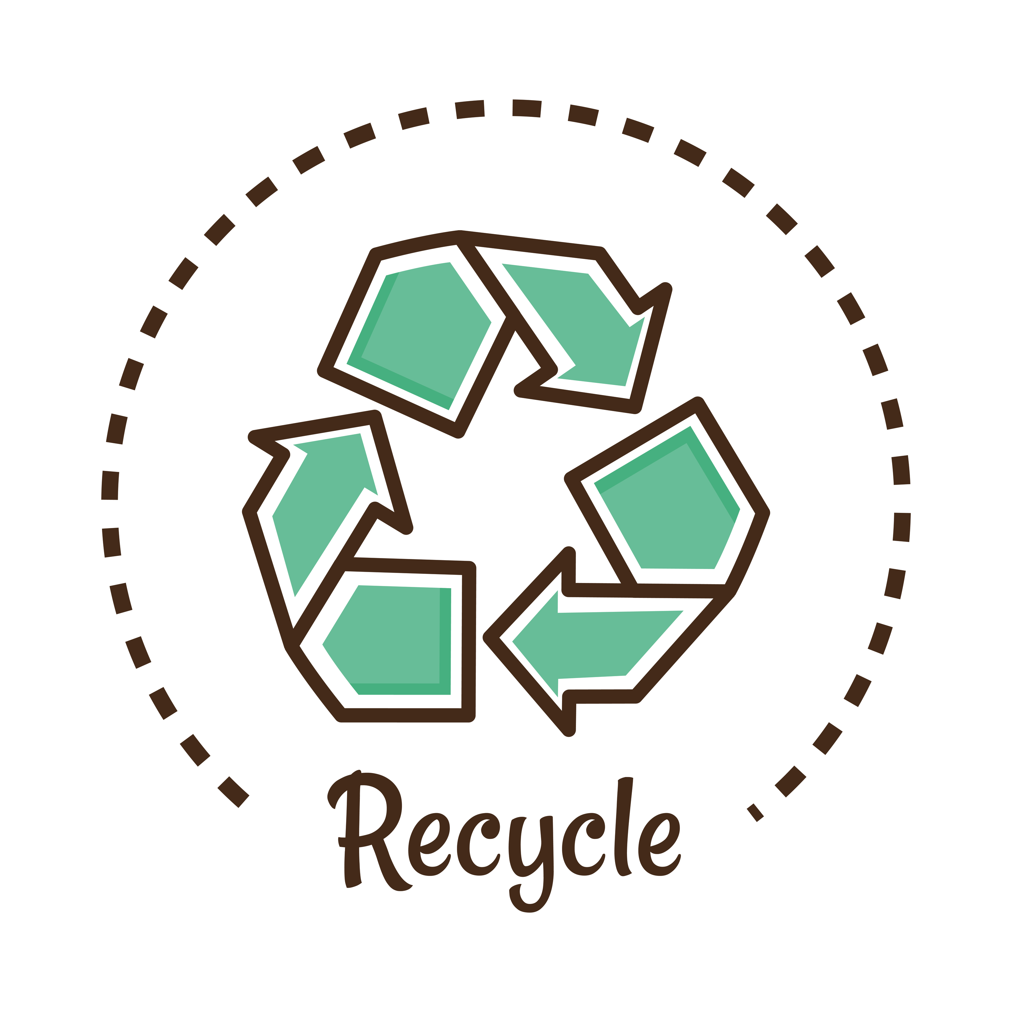 Recycle Product Label 4209834 Vector Art At Vecteezy