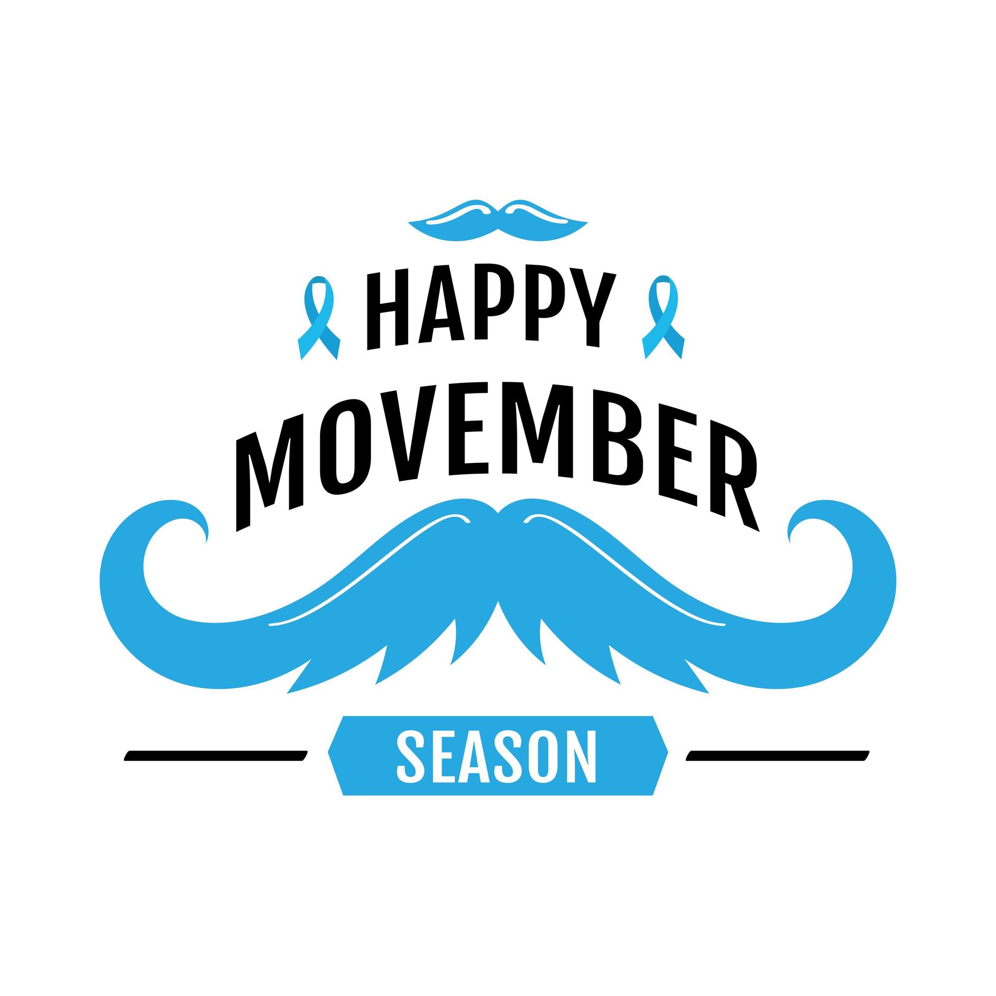happy movember season 4210146 Vector Art at Vecteezy
