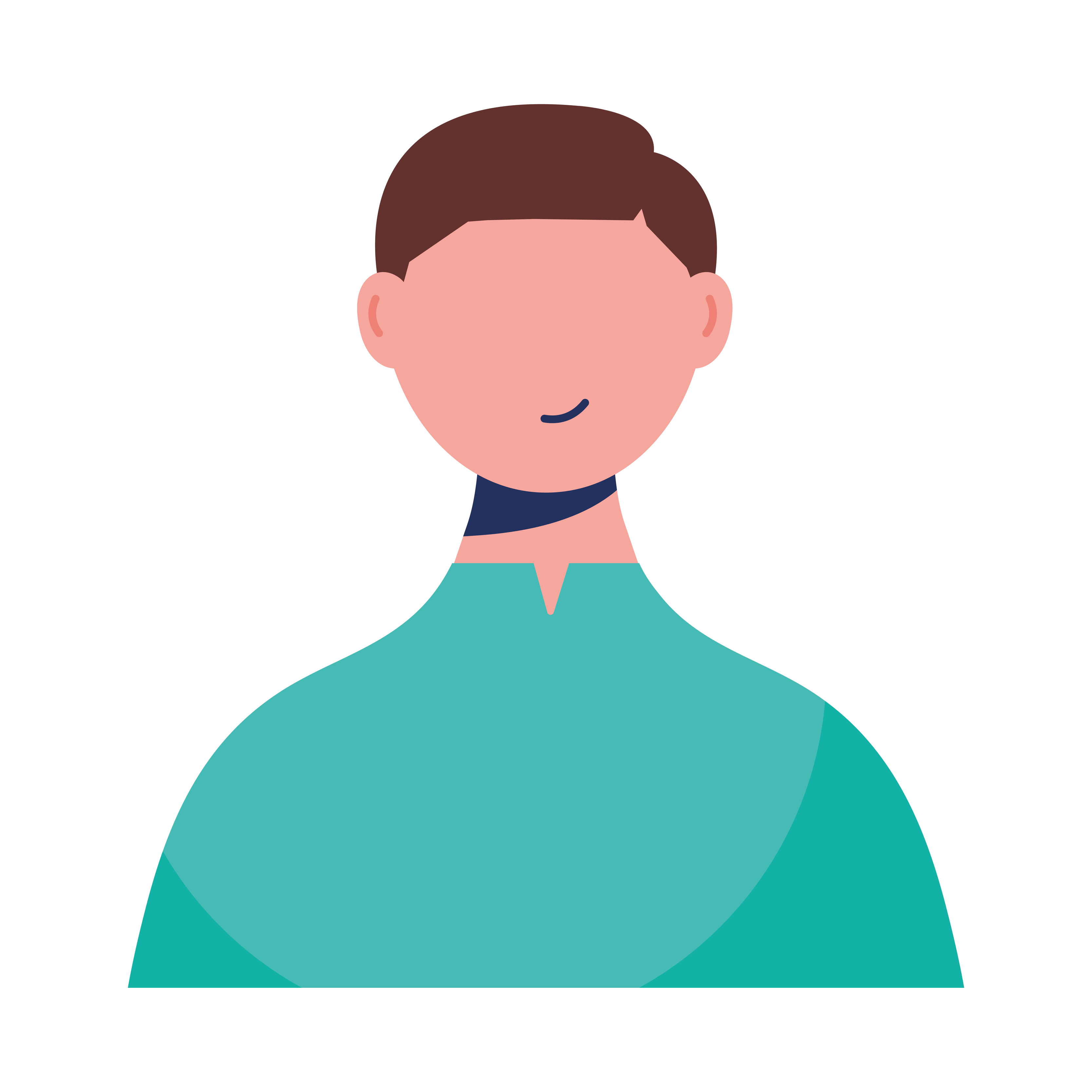 young man smiling 4210748 Vector Art at Vecteezy