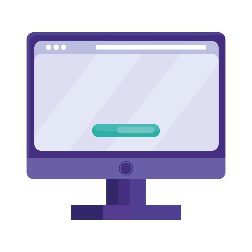 Isolated digital computer 4211330 Vector Art at Vecteezy