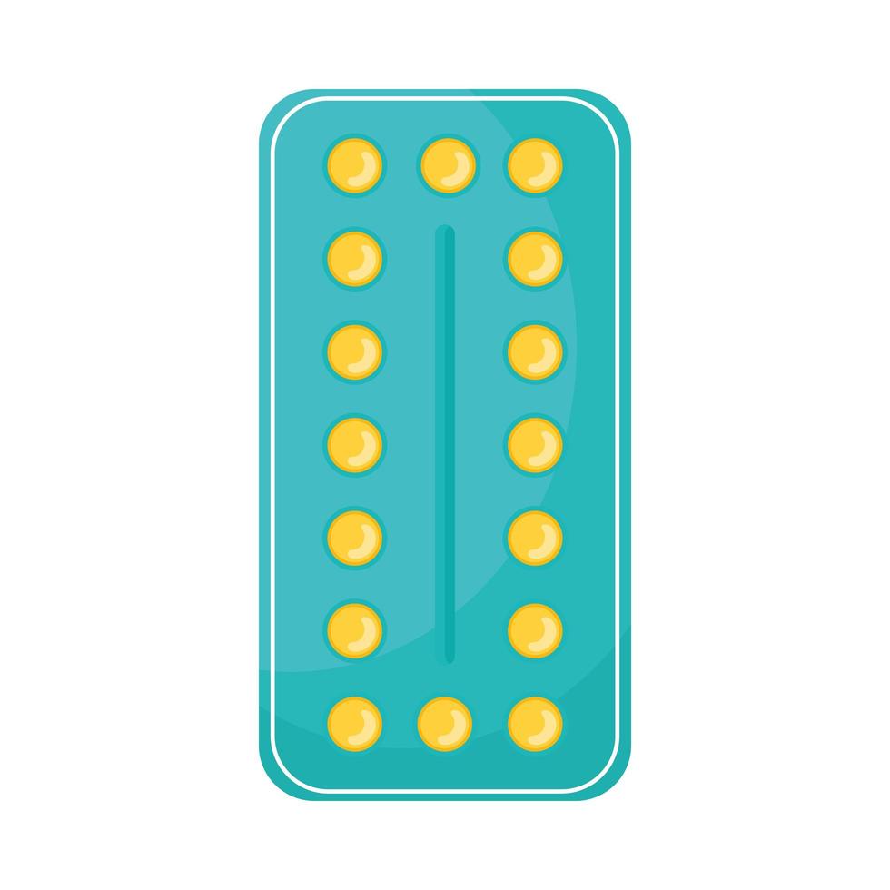 Birth Control Pills 4213687 Vector Art At Vecteezy