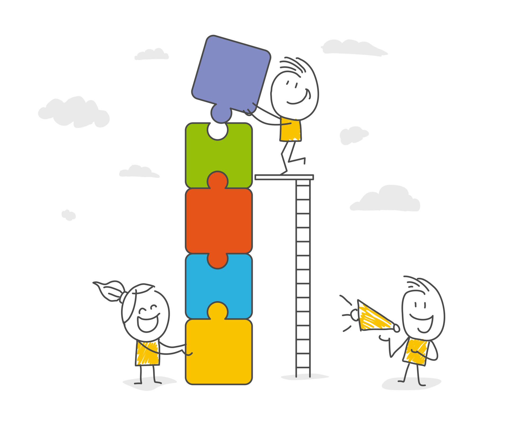 Stick figures. Team metaphor. Business concept. Vector. 4217206 Vector ... Stick figures. Team metaphor. Business concept. Vector. 4217206 Vector ...