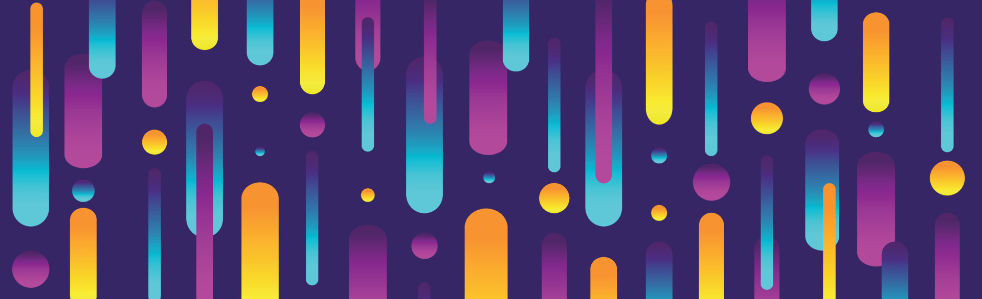 Modern Abstraction Composition Made Of Various Rounded Shapes Of Lines In Color Vector