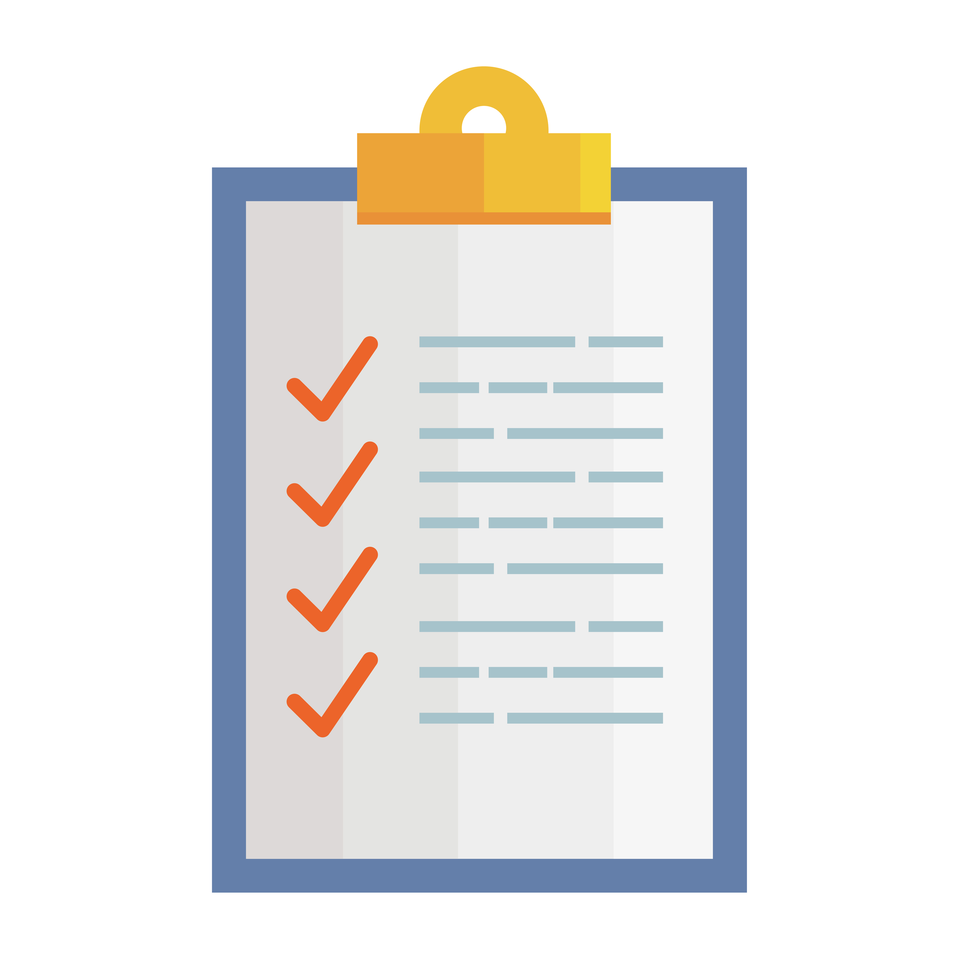 document with check marks list 4222840 Vector Art at Vecteezy