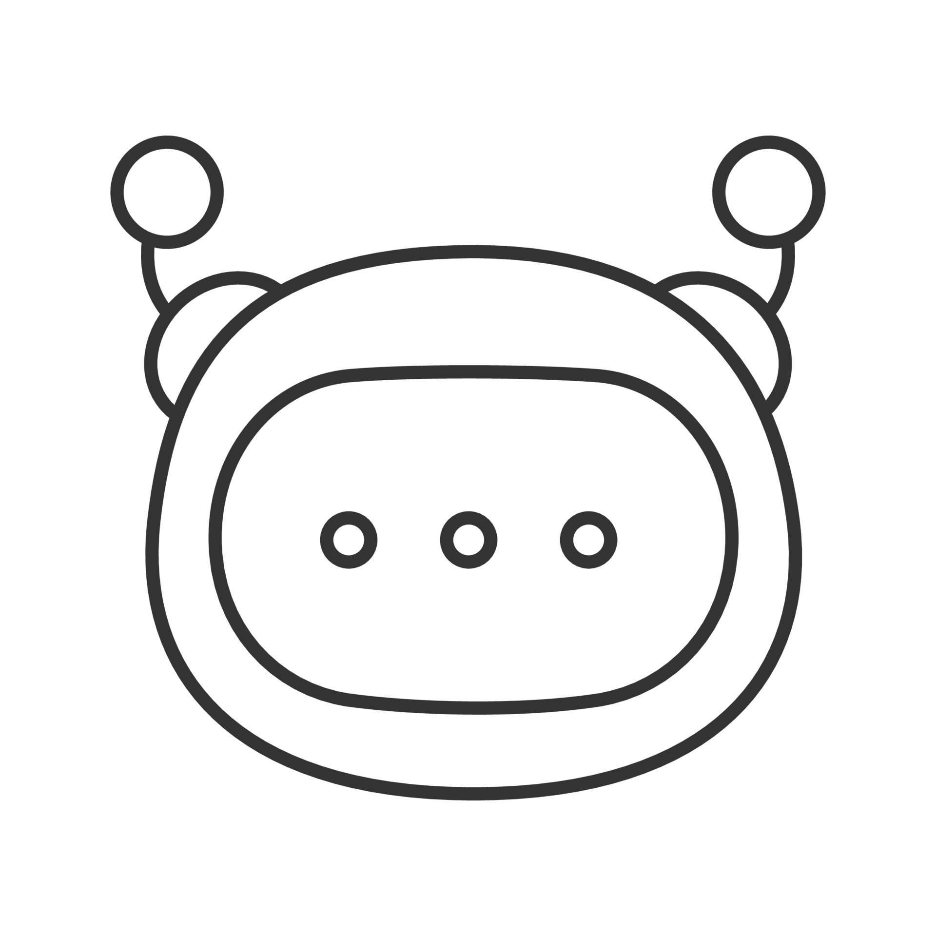 Chatbot Message Linear Icon Thin Line Illustration Chat Bot Artificial Conversational Entity