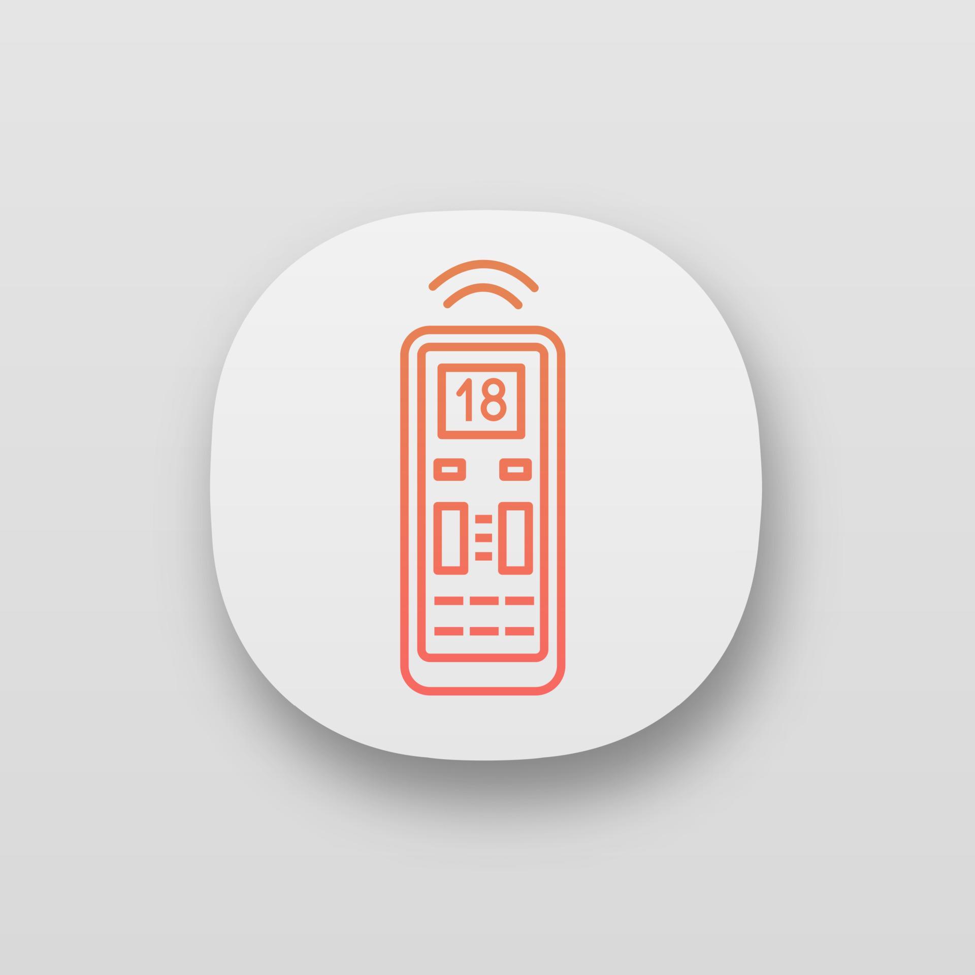 Air Conditioner Remote Control App Icon Ui Ux User Interface Web Or