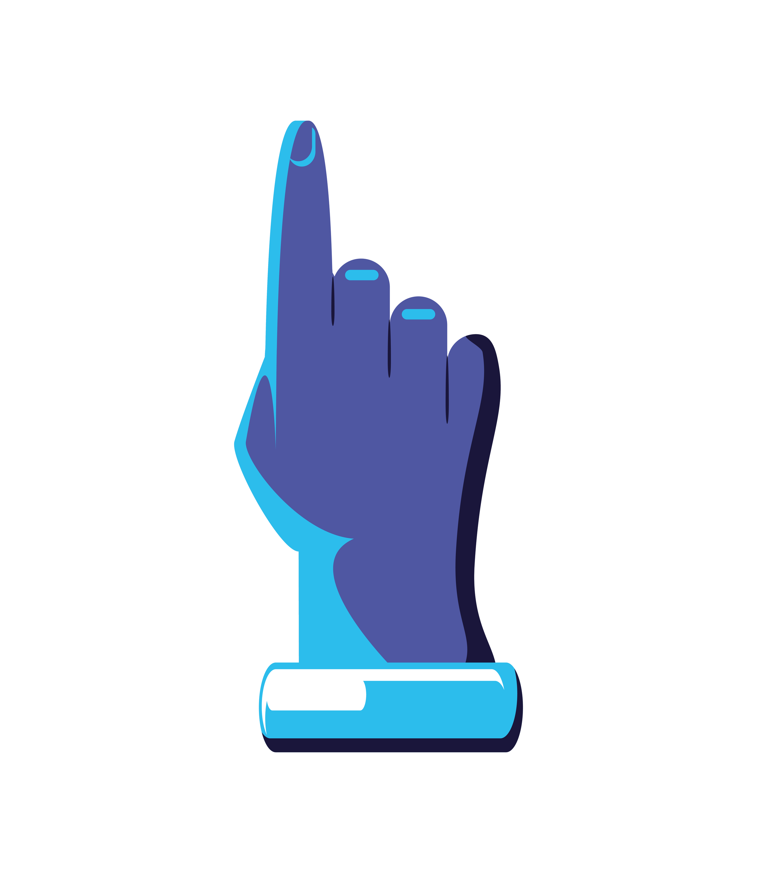 dedo índice levantado de la mano 4227642 Vector en Vecteezy