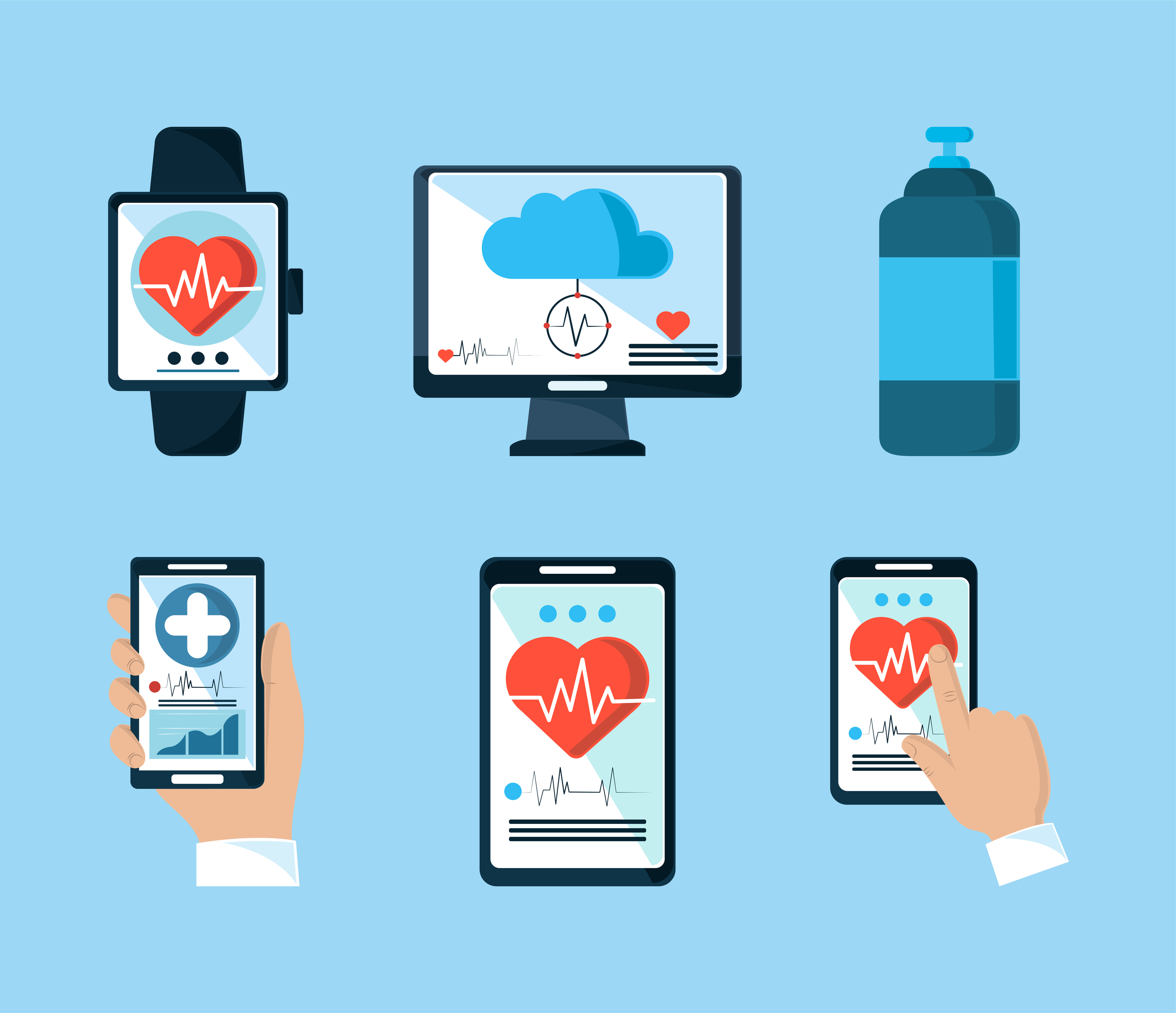 Wearable Devices For Health 4229646 Vector Art At Vecteezy wearable-devices-for-health-4229646-vector-art-at-vecteezy
