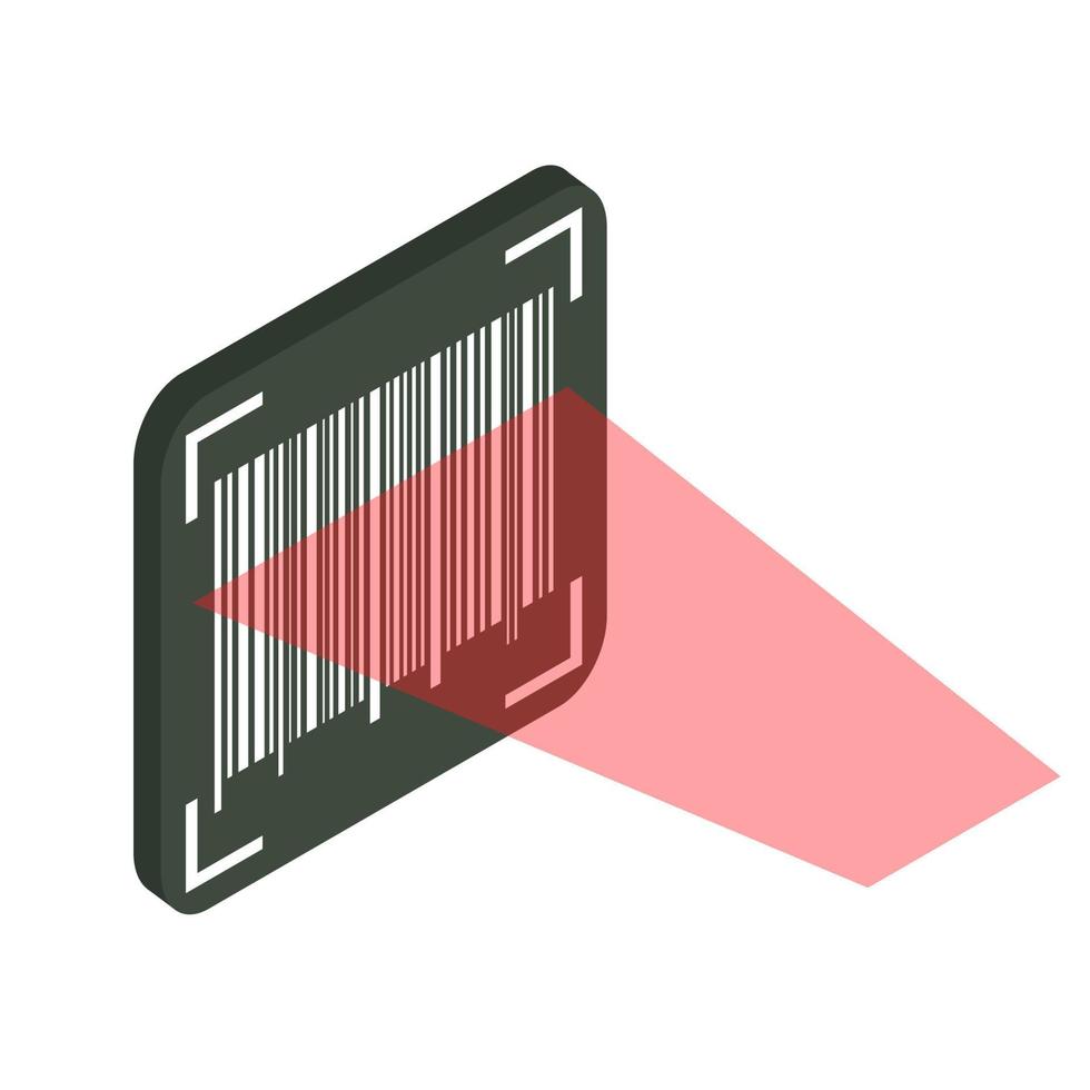 Bar Code Verification Concept Machine Readable Barcode The Process Of Scanning With A Laser
