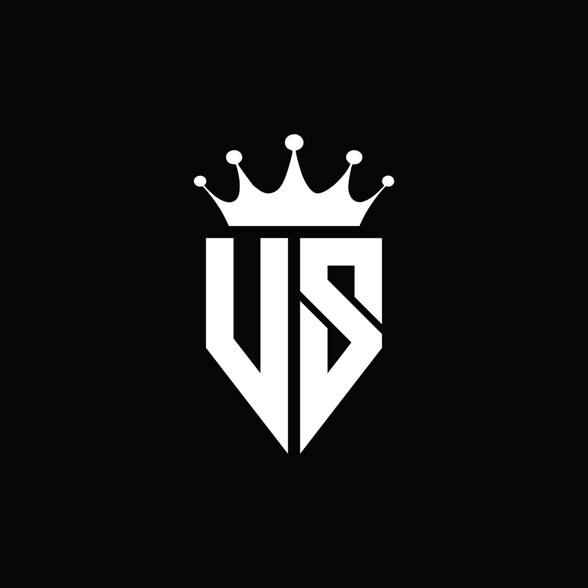 VS Logo Monogram Emblem Style With Crown Shape Design Template 4235577 vs-logo-monogram-emblem-style-with-crown-shape-design-template-4235577