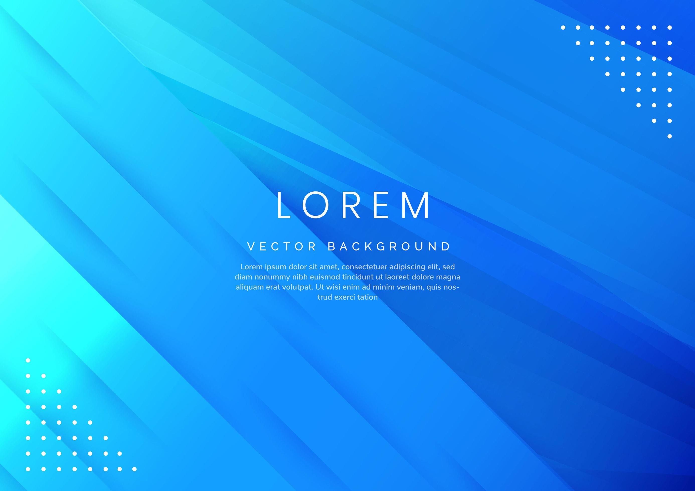 Abstract blue gradient geometric diagonal background. 4242969 Vector ...