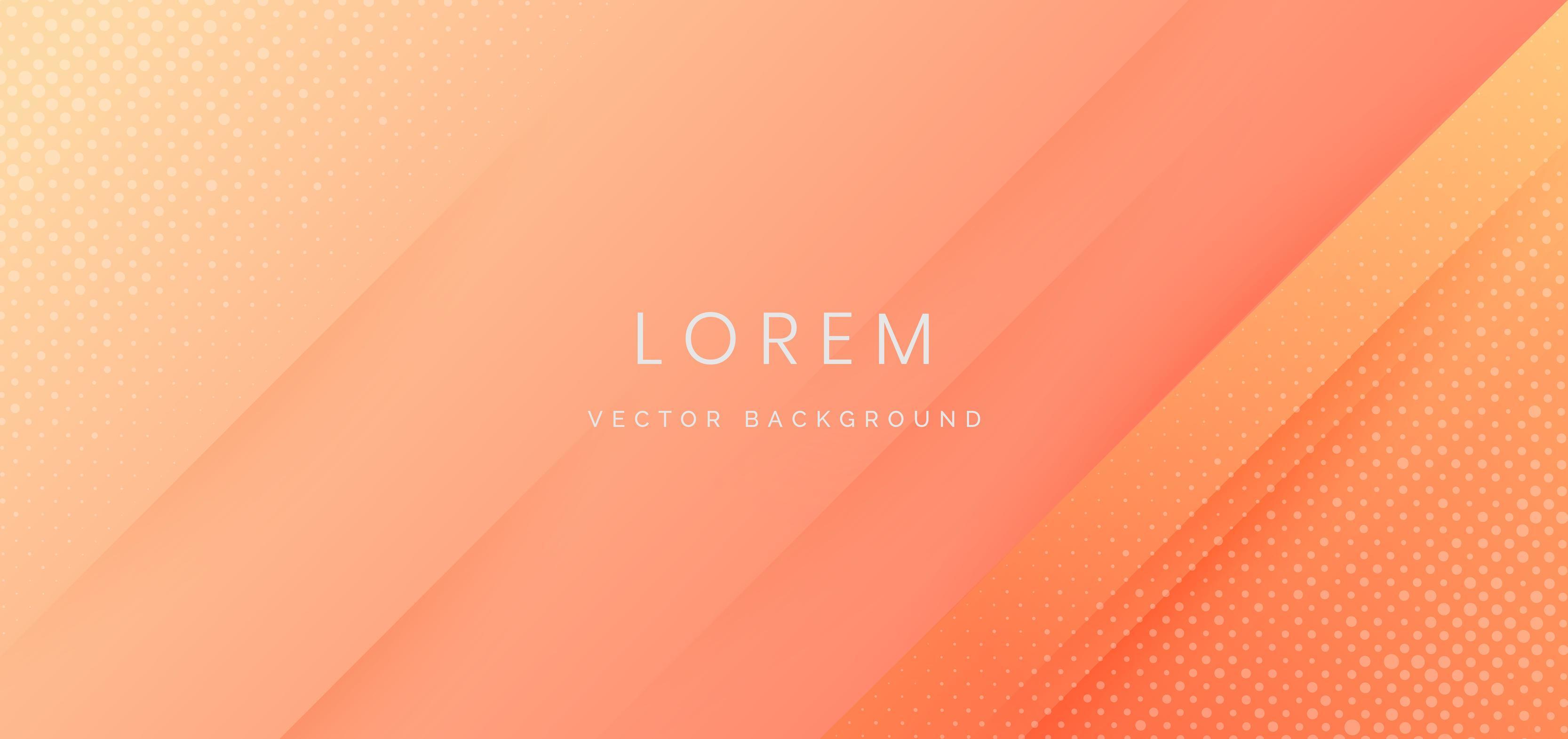 Abstract soft orange gradient geometric diagonal background. Minimal ...