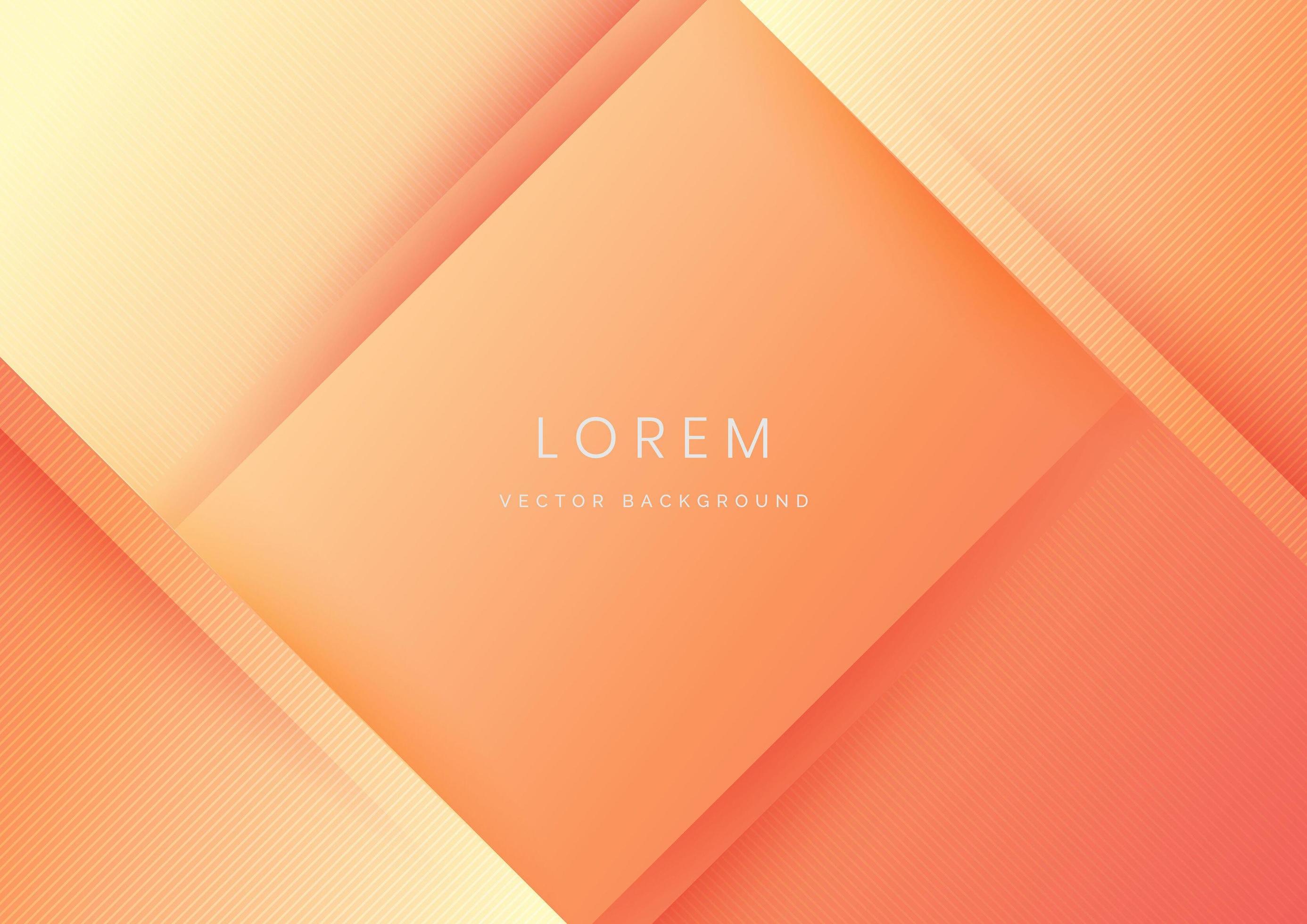 Abstract soft orange gradient geometric diagonal background. 4242984 ...