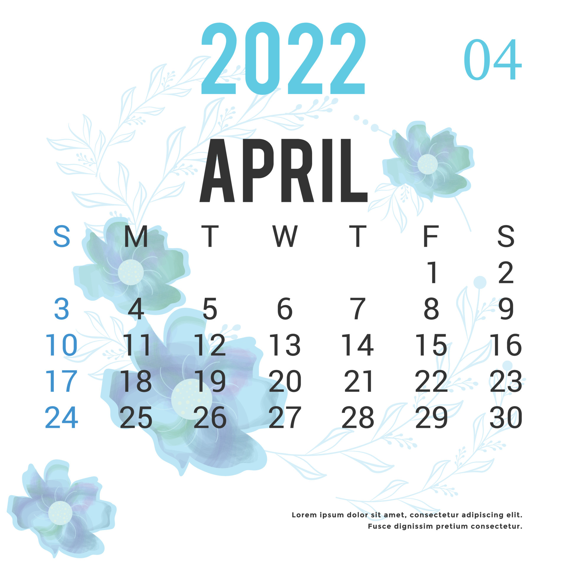 diseño de plantilla de calendario imprimible 2022 4243062 Vector en ... diseño de plantilla de calendario imprimible 2022 4243062 Vector en ...