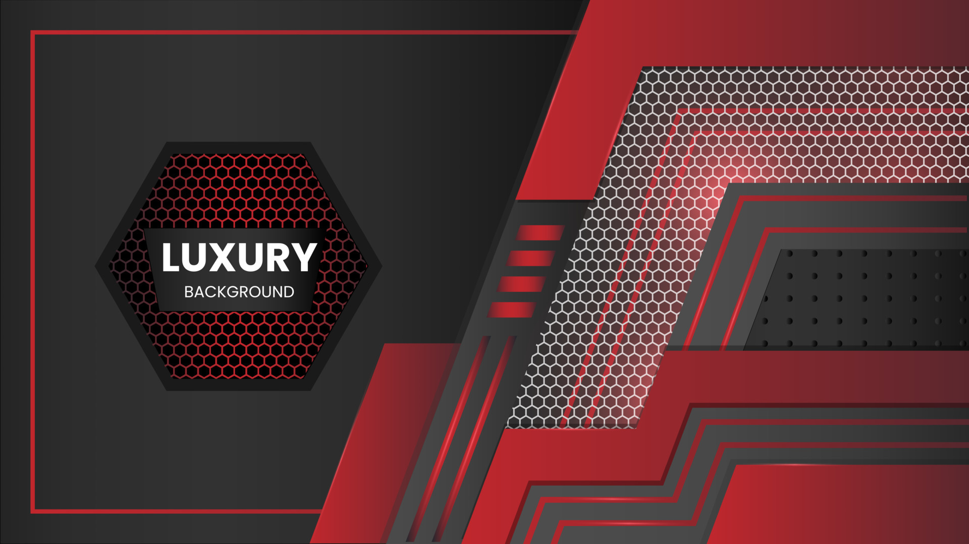 Gradient red technology abstract background Vector 4243912 Vector Art ...