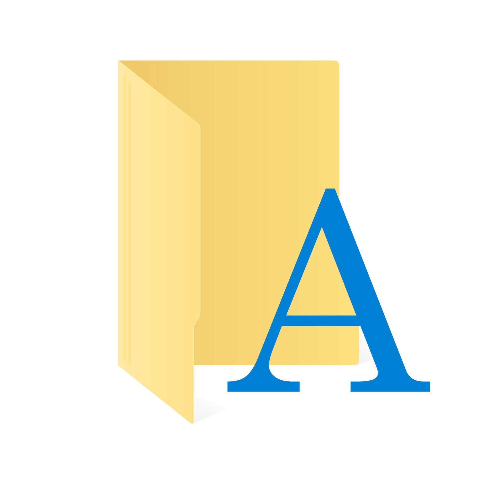 File computer folder icon isolated on white background 4248989 Vector ...