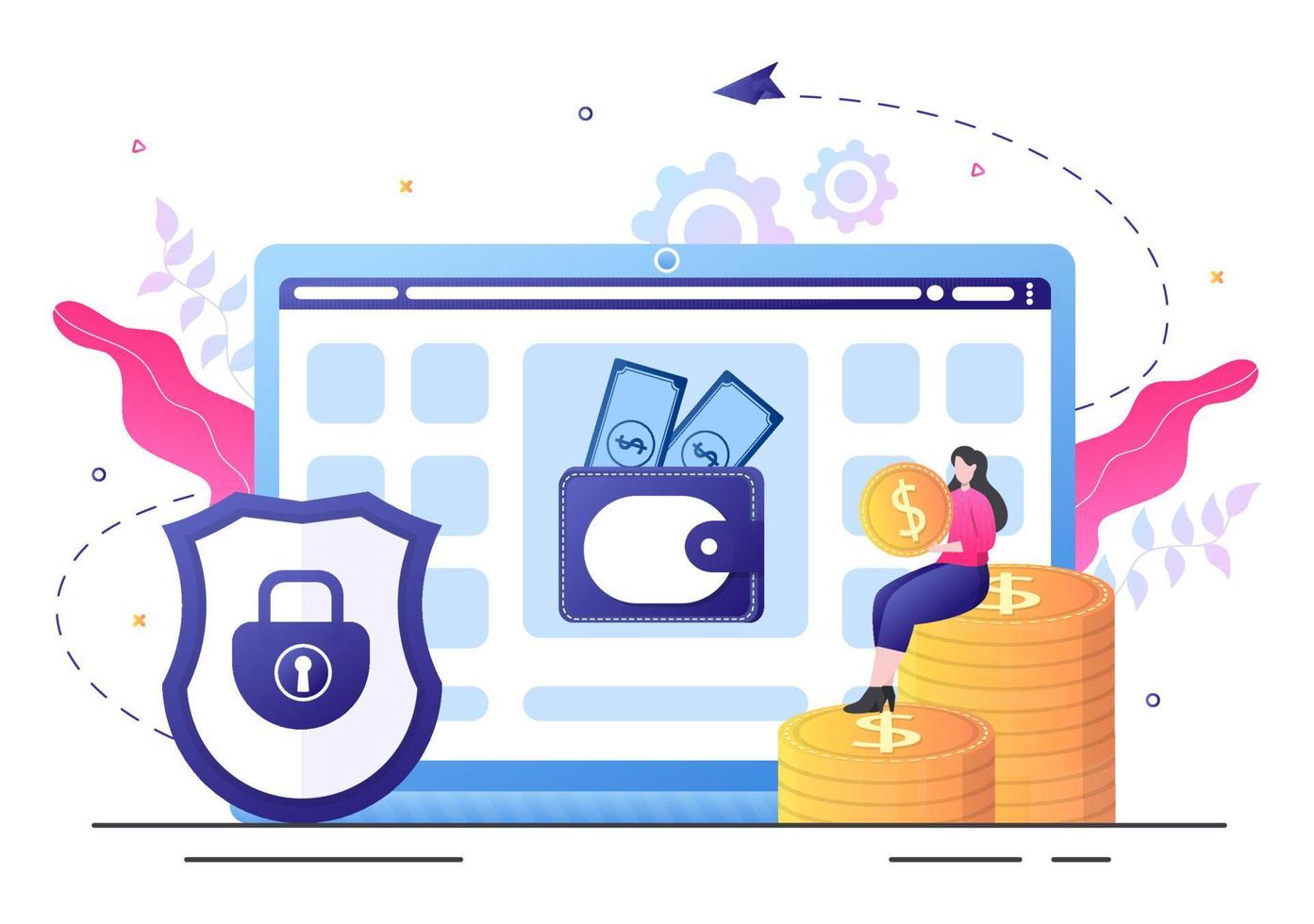 Cryptocurrency Wallet App On Mobile Of Blockchain Technology Bitcoin Money Market Altcoins Or